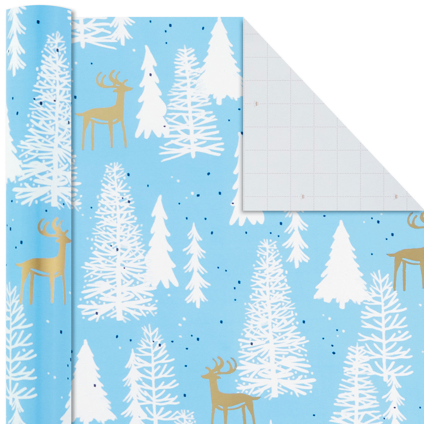 Woodland Charm 4-Pack Holiday Wrapping Paper Assortment, 120 sq. ft ...