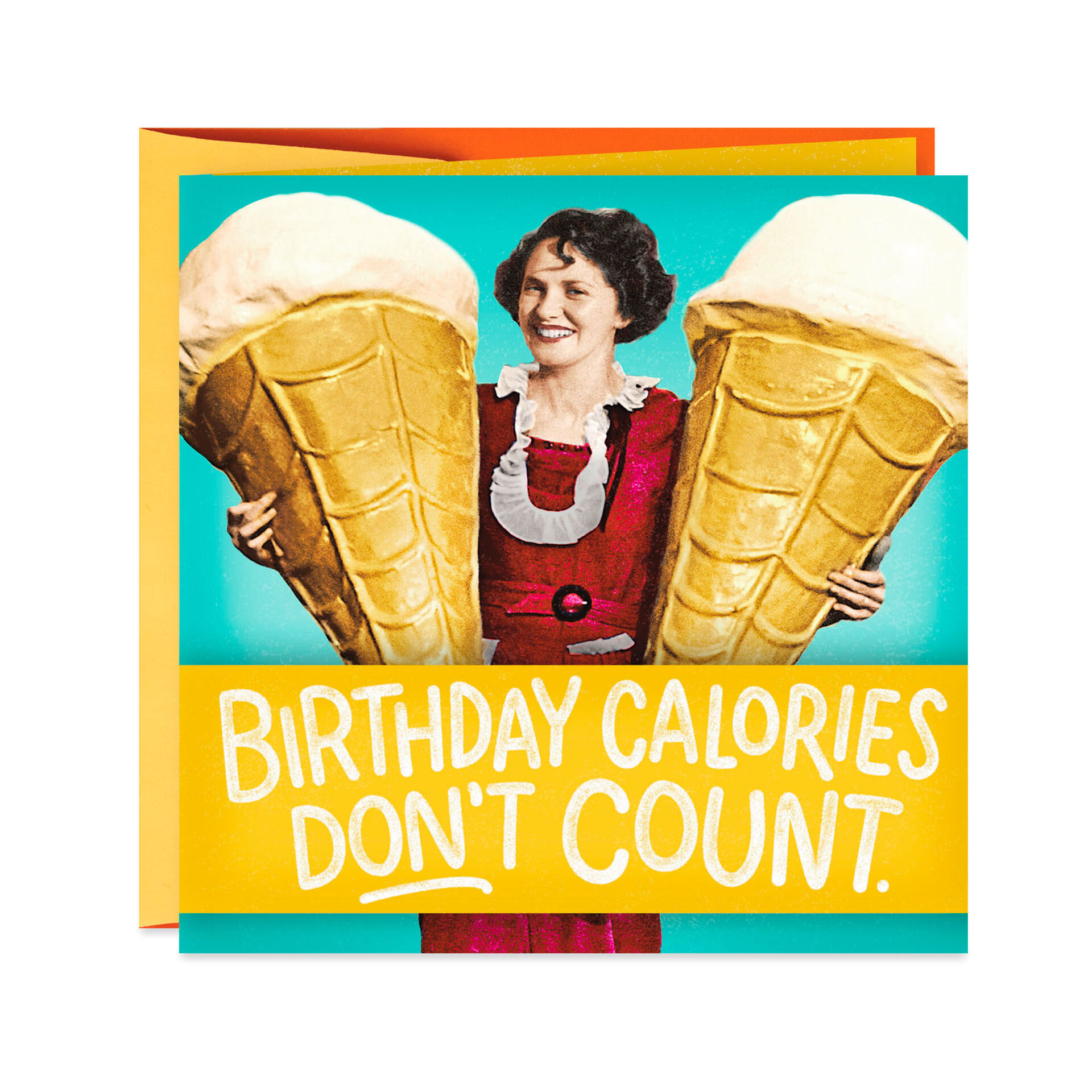 Birthday Calories Dont Count Funny Musical Birthday Card Greeting