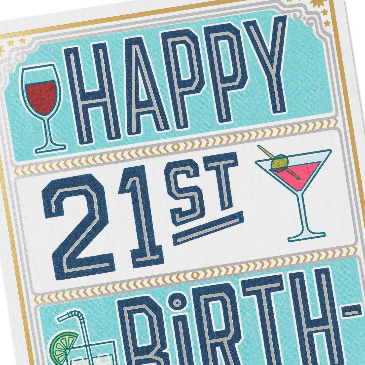 Cheers to 21 Funny 21st Birthday Card - Greeting Cards | Hallmark