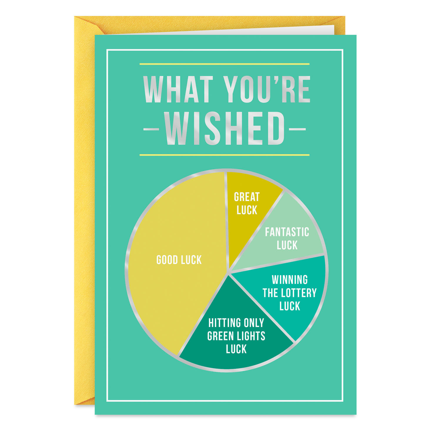 Wishing You All the Luck Funny Good Luck Card - Greeting Cards | Hallmark