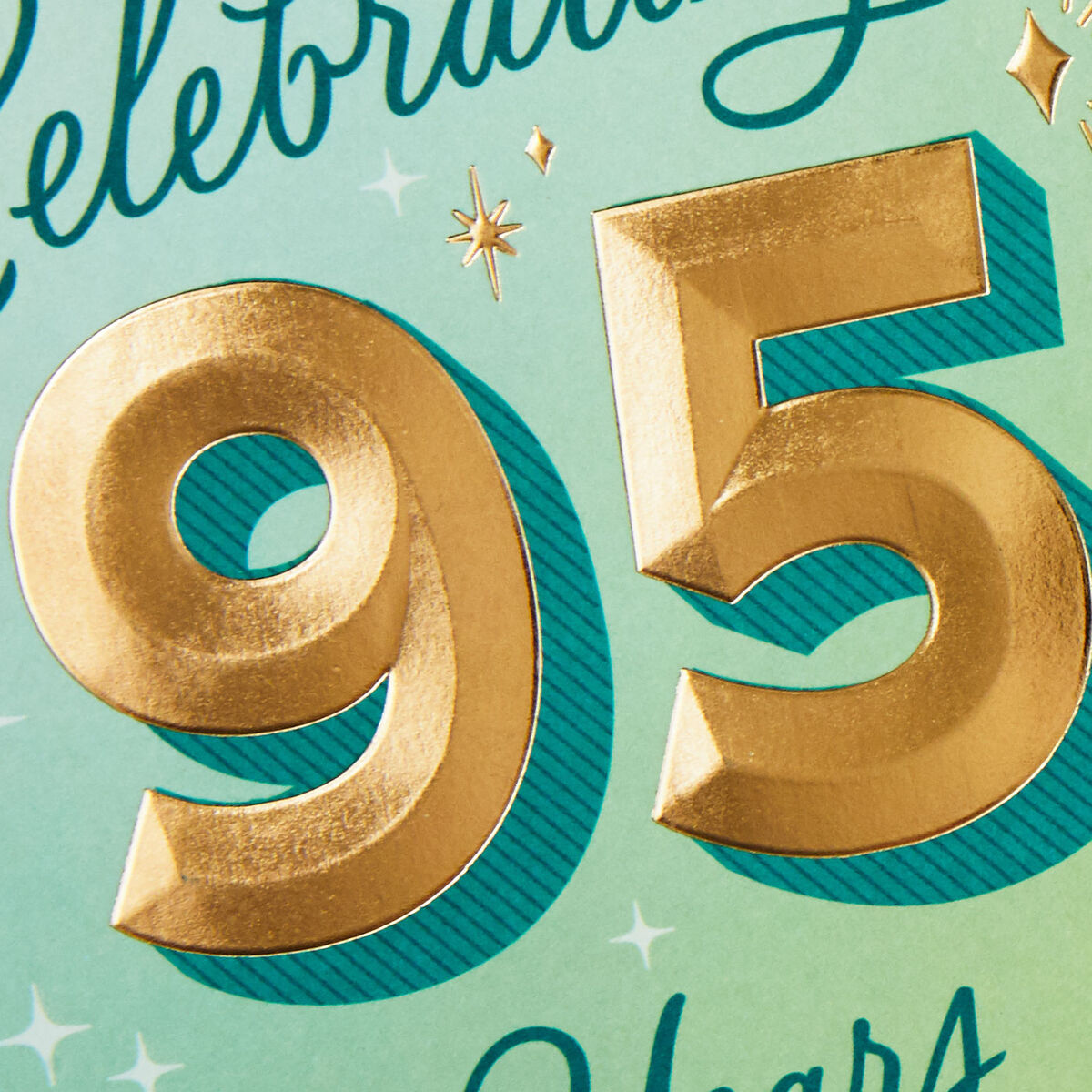 Smiles and Celebration 95th Birthday Card - Greeting Cards - Hallmark