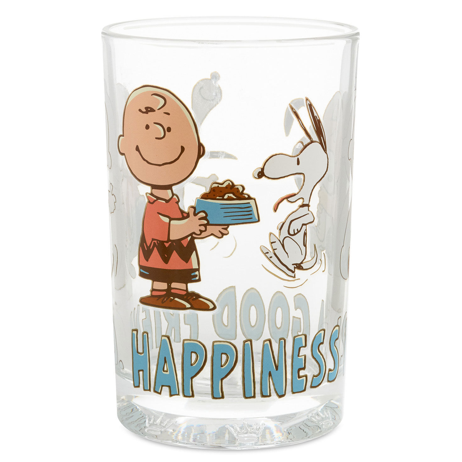 Peanuts® Happiness Is a Good Friend Collectible Drinking Glass, 13.5 oz ...