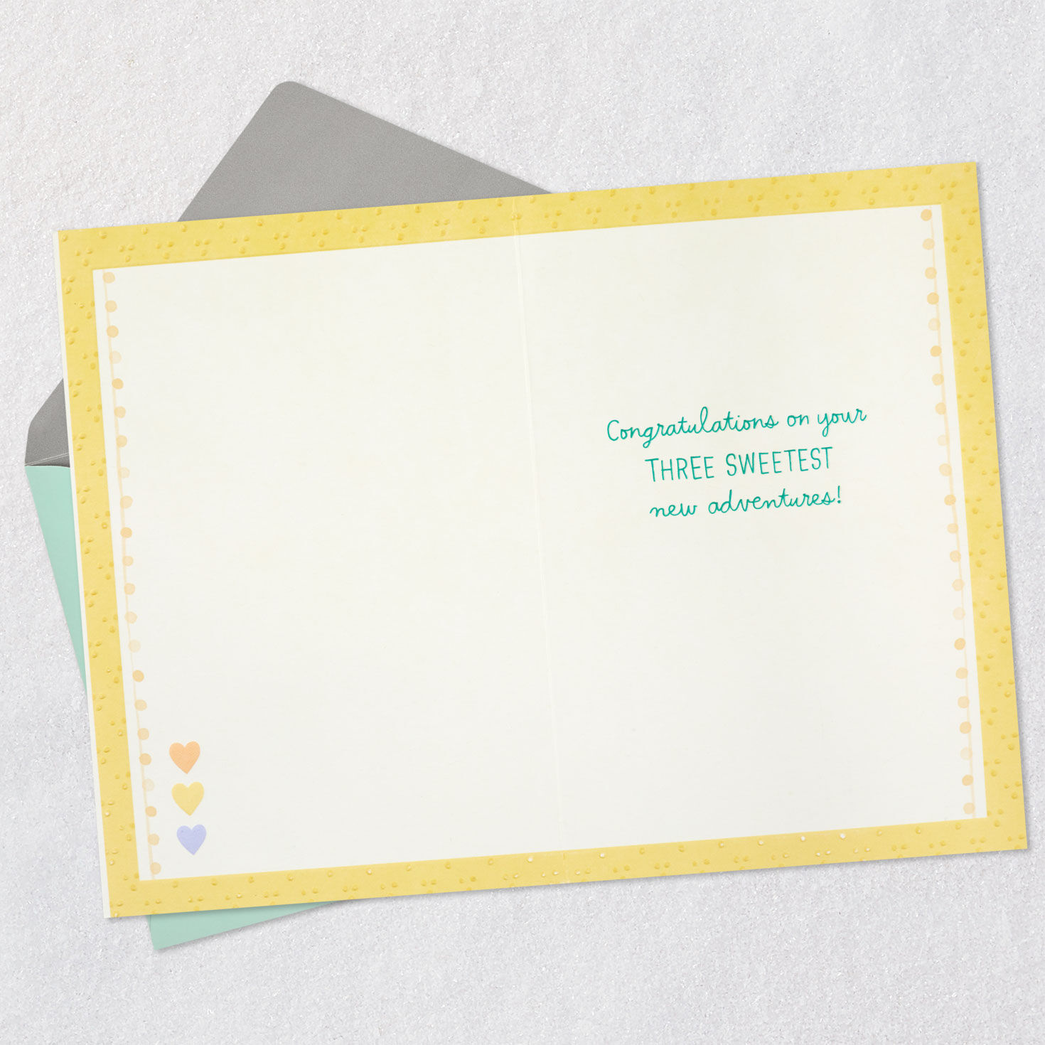 Triple the Love New Baby Triplets Card - Greeting Cards | Hallmark