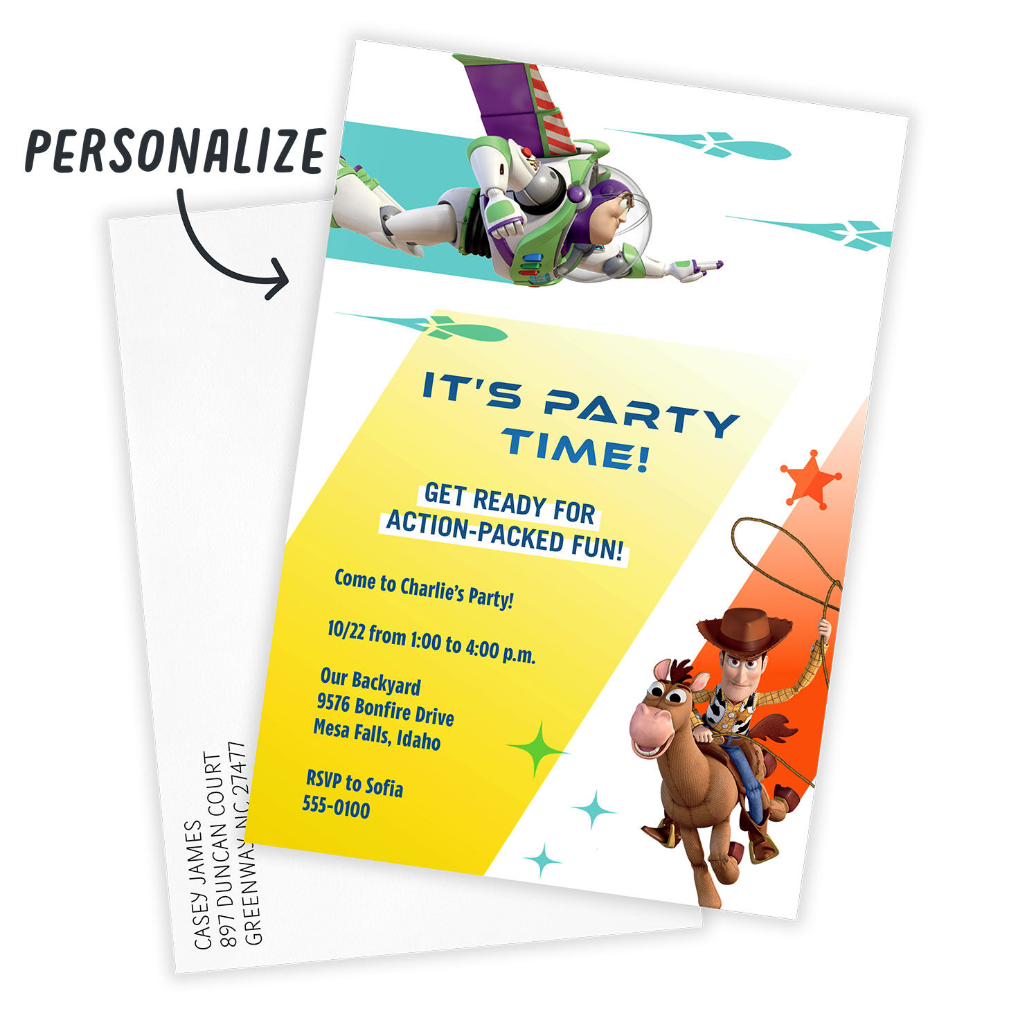 Disney/Pixar Toy Story Get Ready Birthday Invitation - Invitations ...