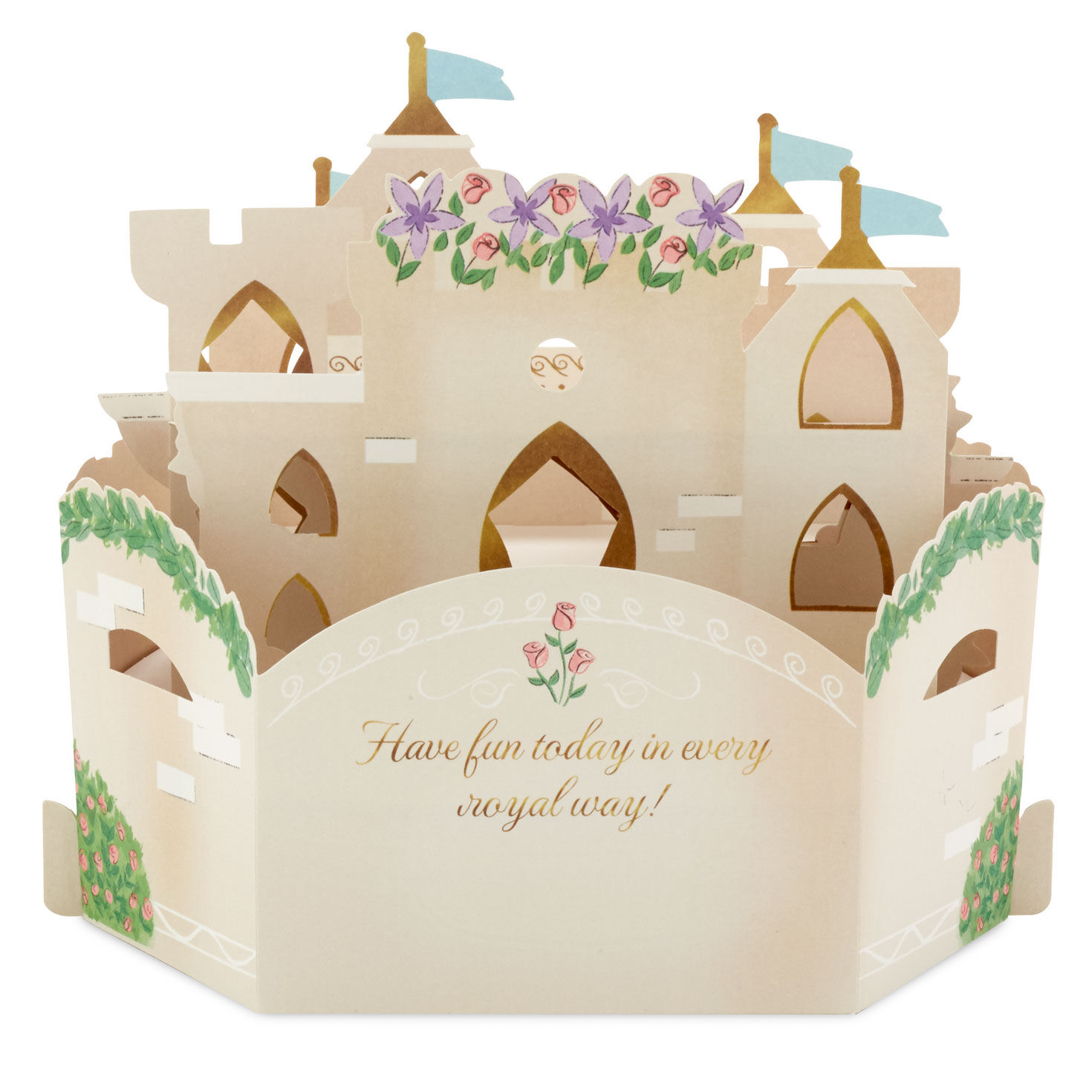 Disney Princess Castle All the Happiness 3D Pop-Up Card With Playset ...