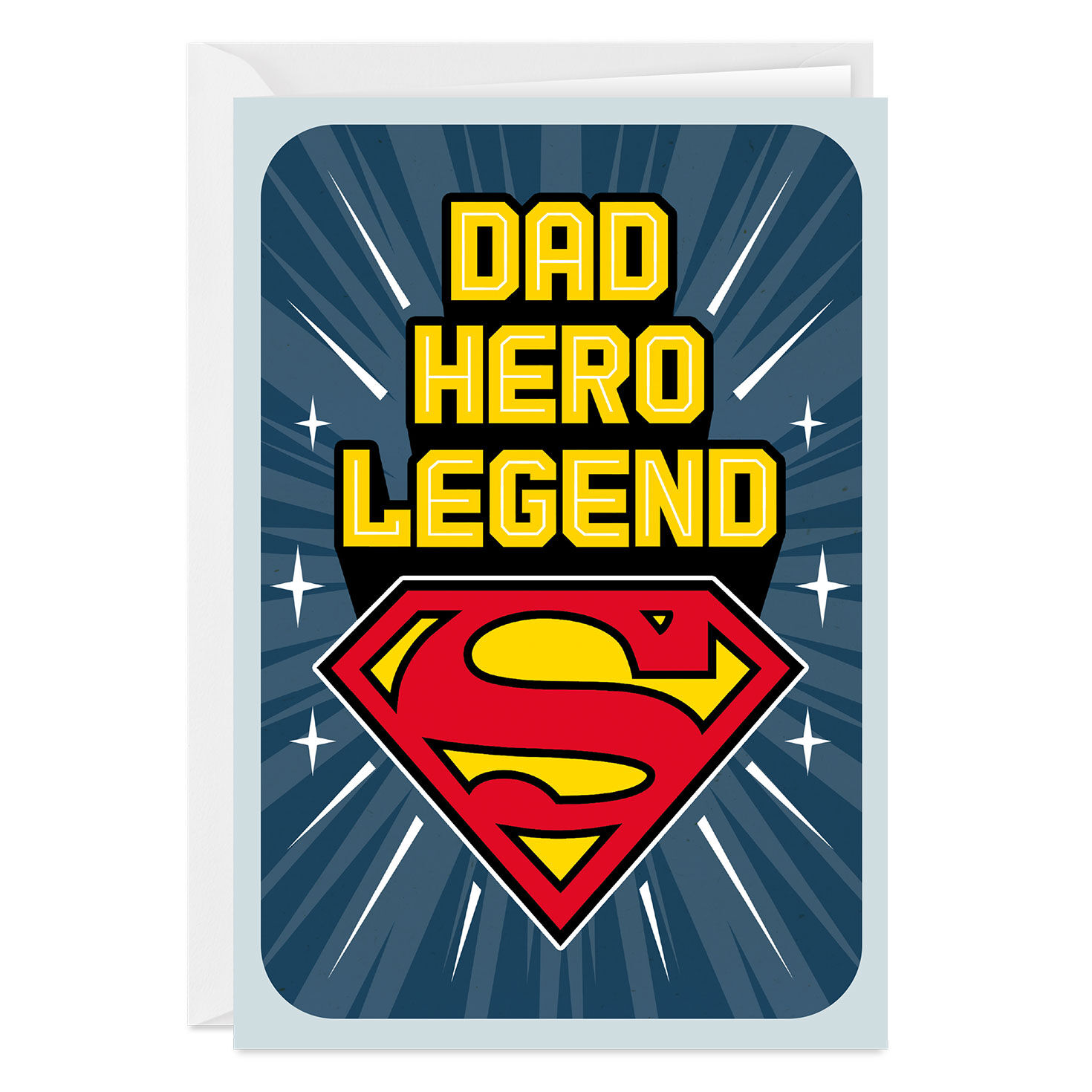 DC™ Superman™ Dad Hero Legend Custom Father's Day Card - Greeting Cards ...