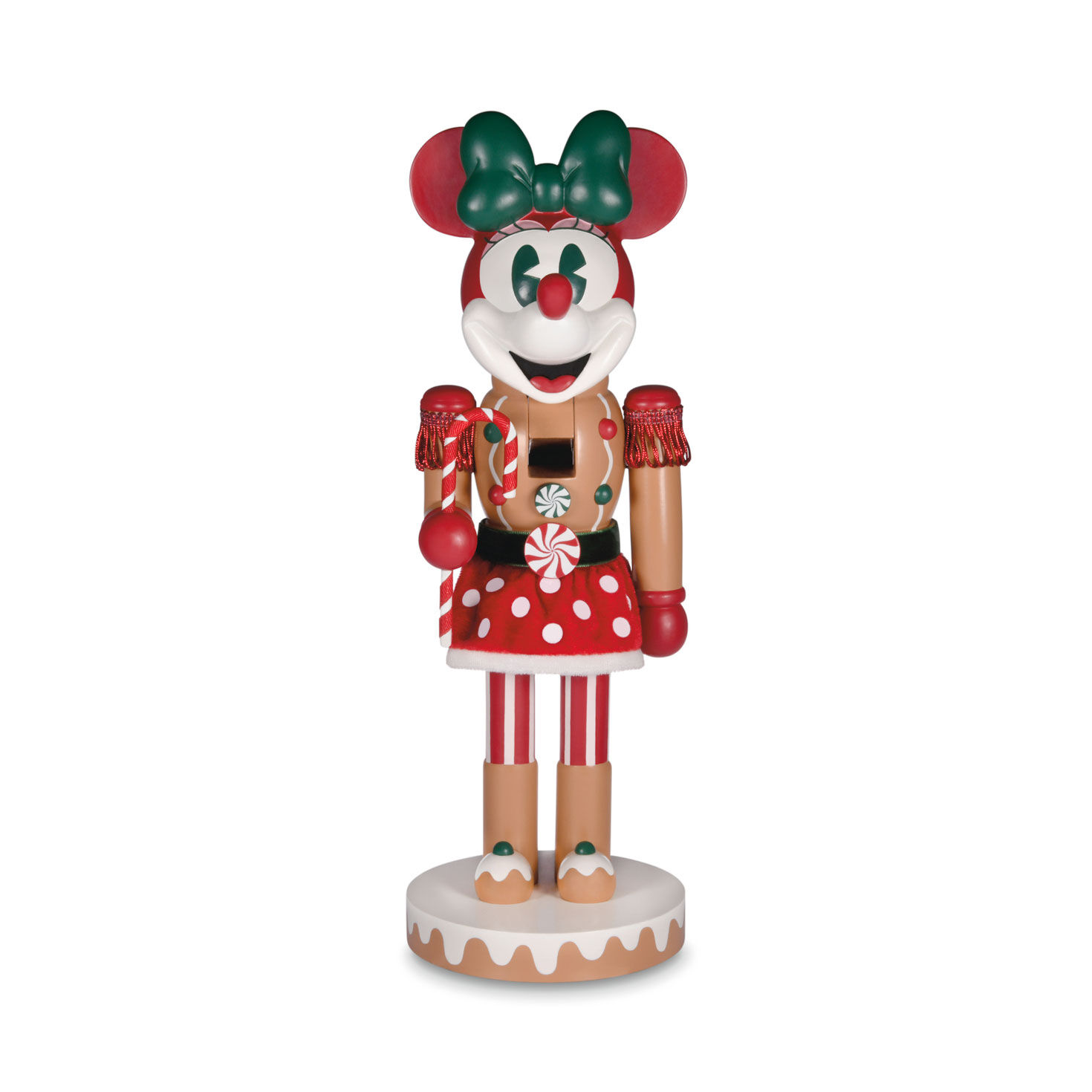 Disney Minnie Mouse Gingerbread Nutcracker Figurine, 12.2" - Figurines | Hallmark