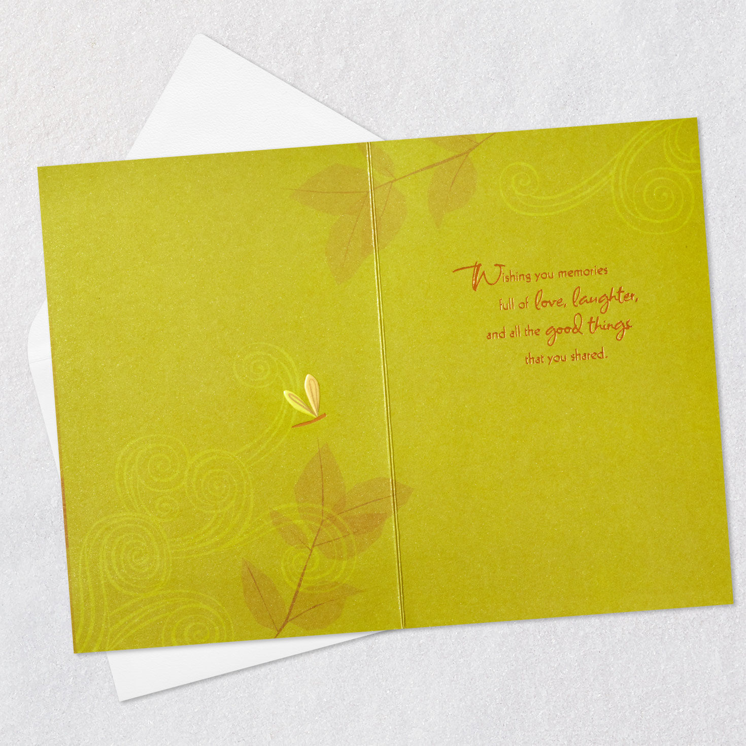 Wishing You Warm Memories Sympathy Card - Greeting Cards | Hallmark