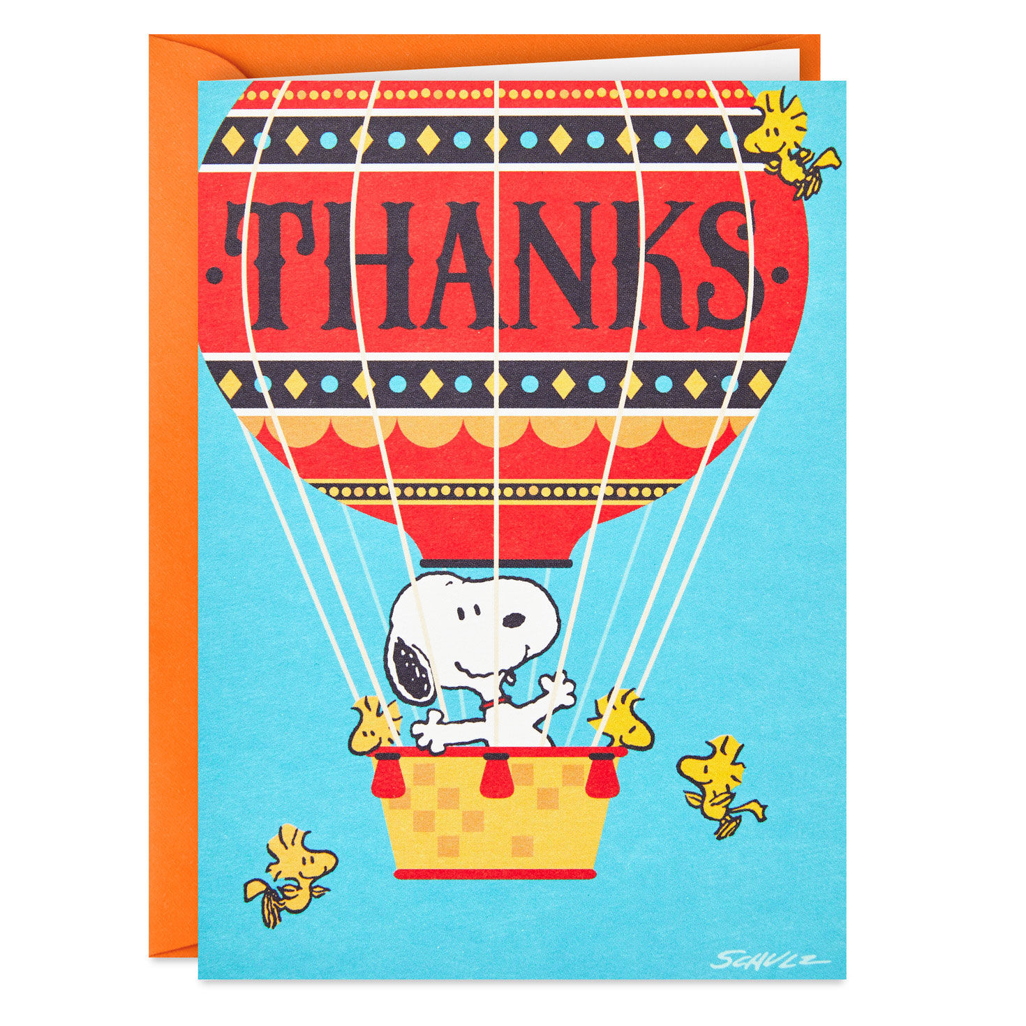 Snoopy Hot Air Balloon Boxed Thank-You Notes, Pack of 12 - Note Cards ...