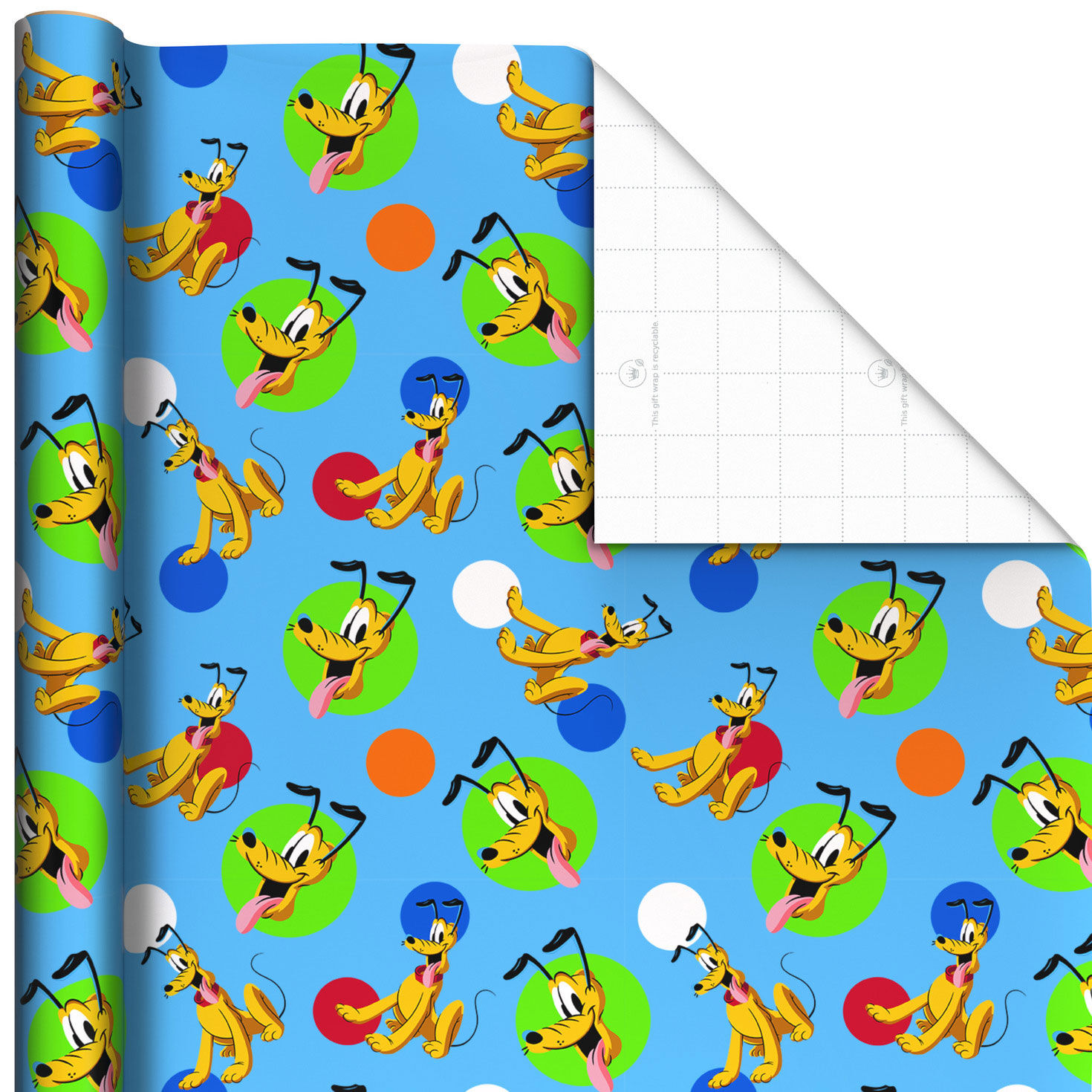 Disney Mickey Mouse Colorful Dots 3-Pack Assortment Wrapping Paper Roll ...