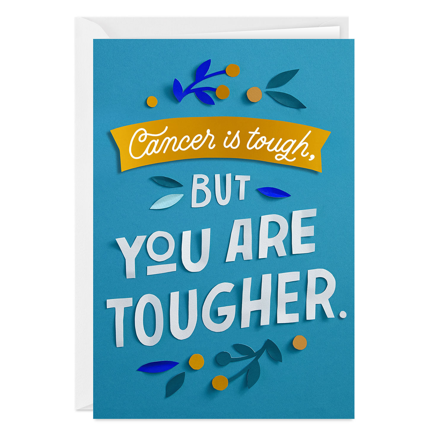 You're Tougher Than Cancer Custom Encouragement Card - Greeting Cards ...