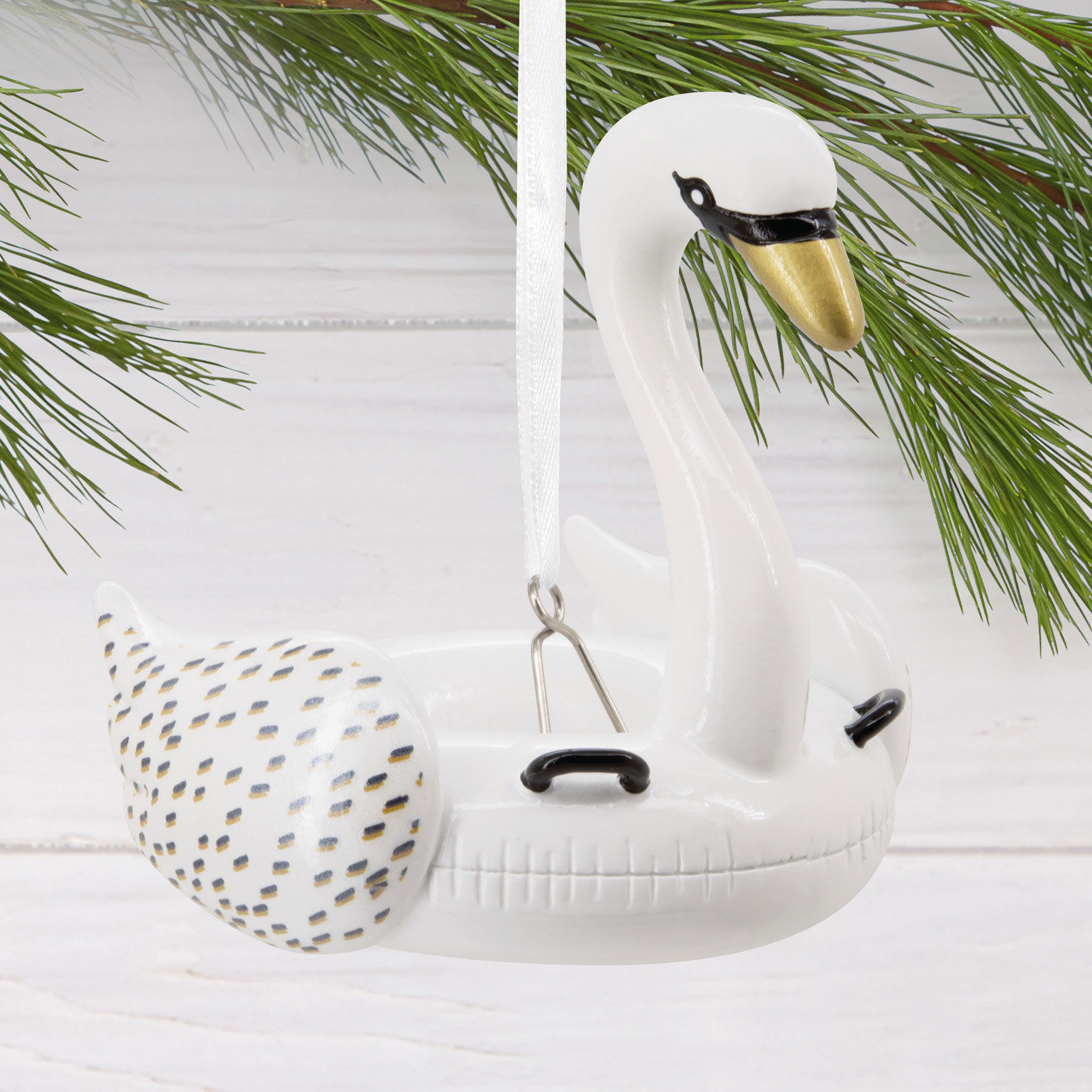 Swan Pool Float Hallmark Ornament - Hallmark Ornaments | Hallmark