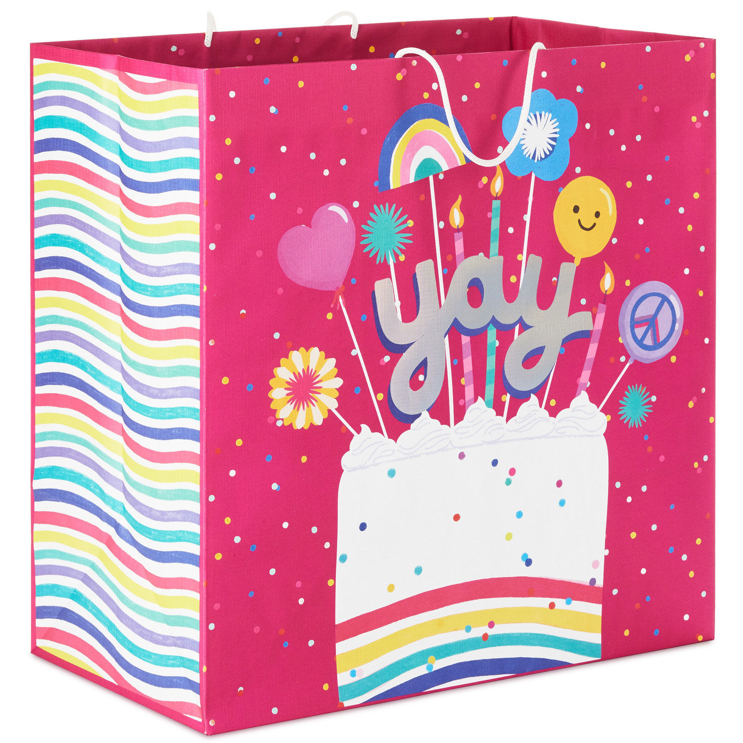 15" Yay Cake Extra-Deep Birthday Gift Bag - Gift Bags | Hallmark