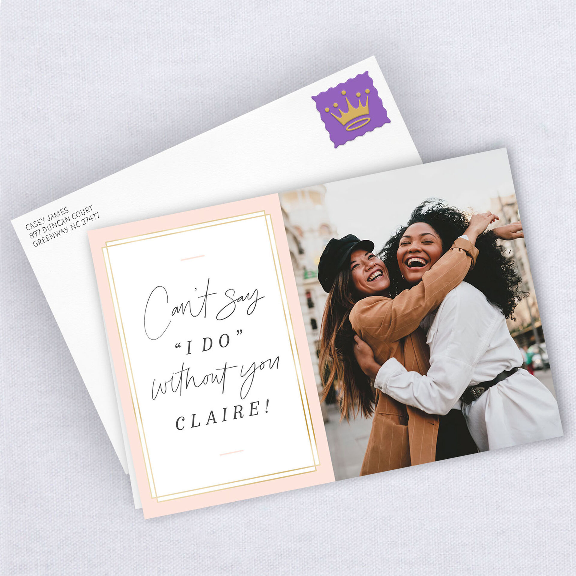 Personalized Be a Part of the Celebration Photo Card - Greeting Cards ...