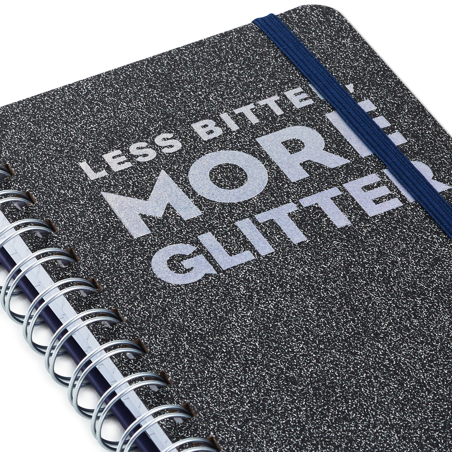 Less Bitter More Glitter Spiral Notebook - Notebooks & Journals | Hallmark