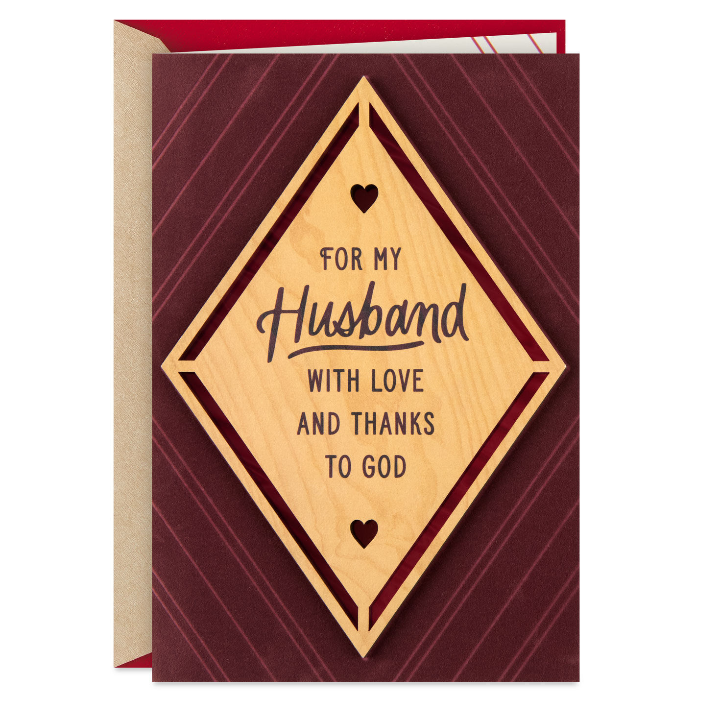 With Love and Thanks to God Religious Valentine's Day Card for Husband ...