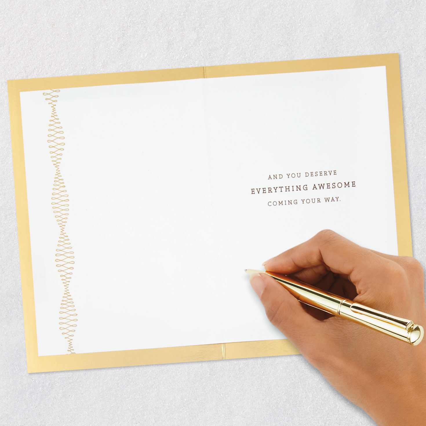 You Deserve Everything Awesome Encouragement Card - Greeting Cards ...