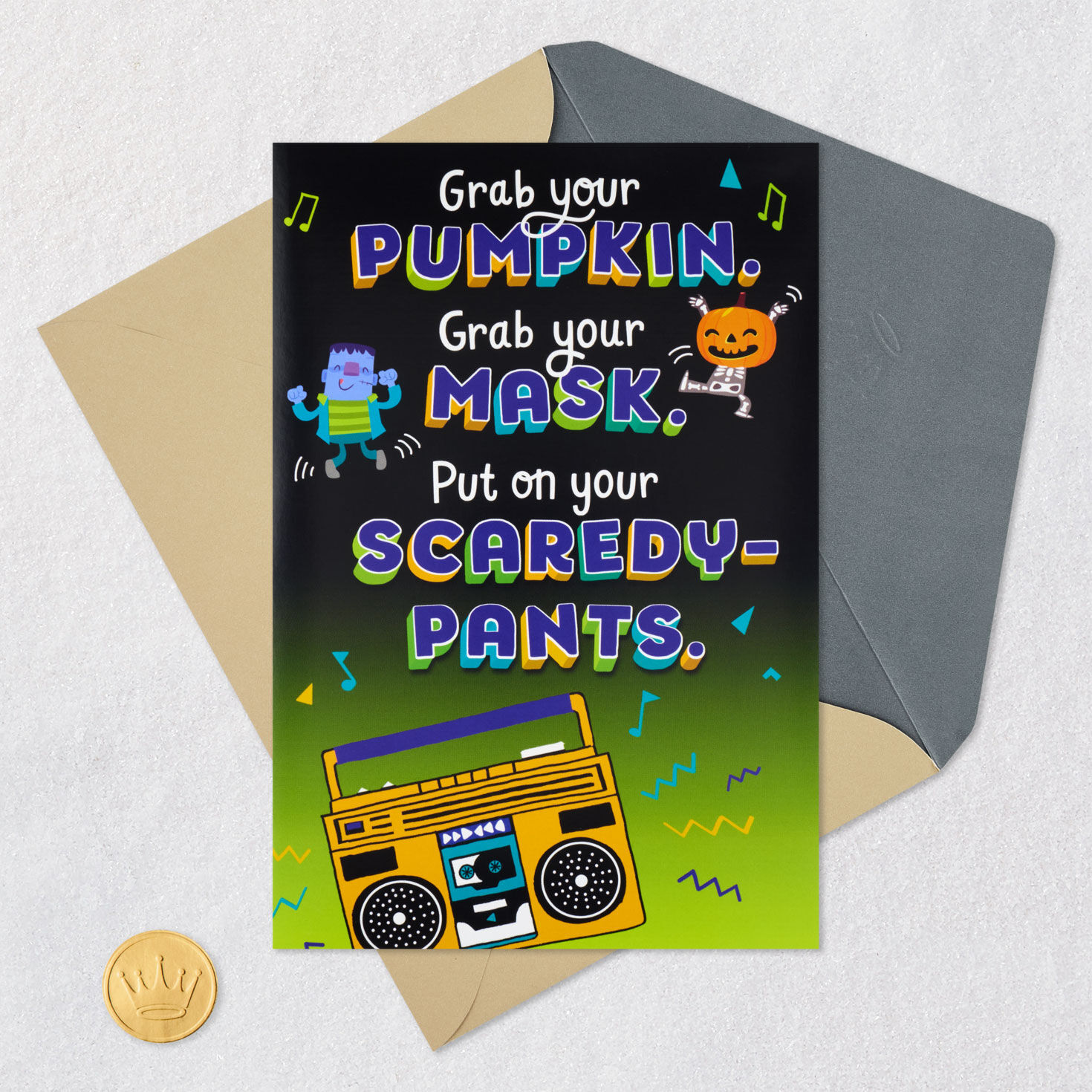 Monster Mash Musical Halloween Card for Kids - Greeting Cards | Hallmark