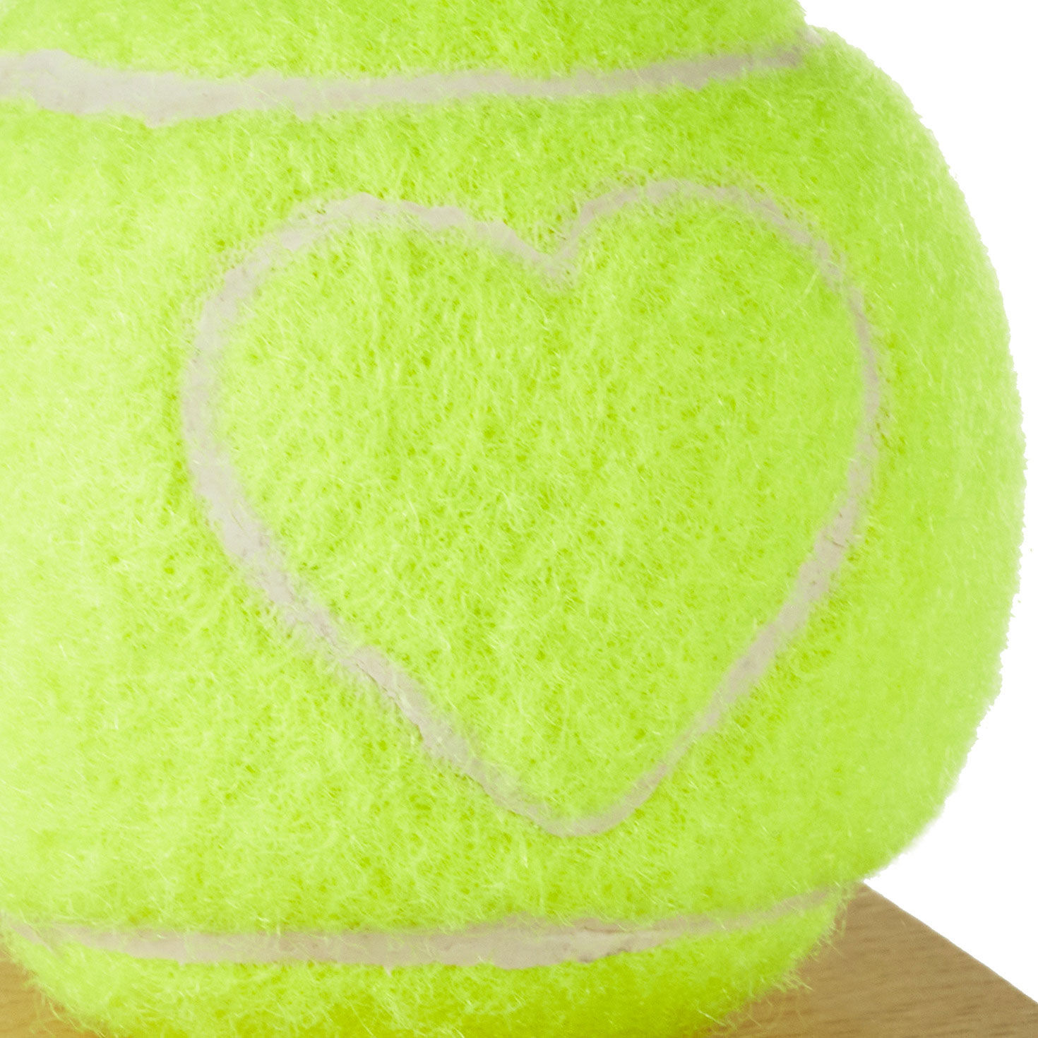 It All Started With Love Tennis Ball With Heart - Decorative ...