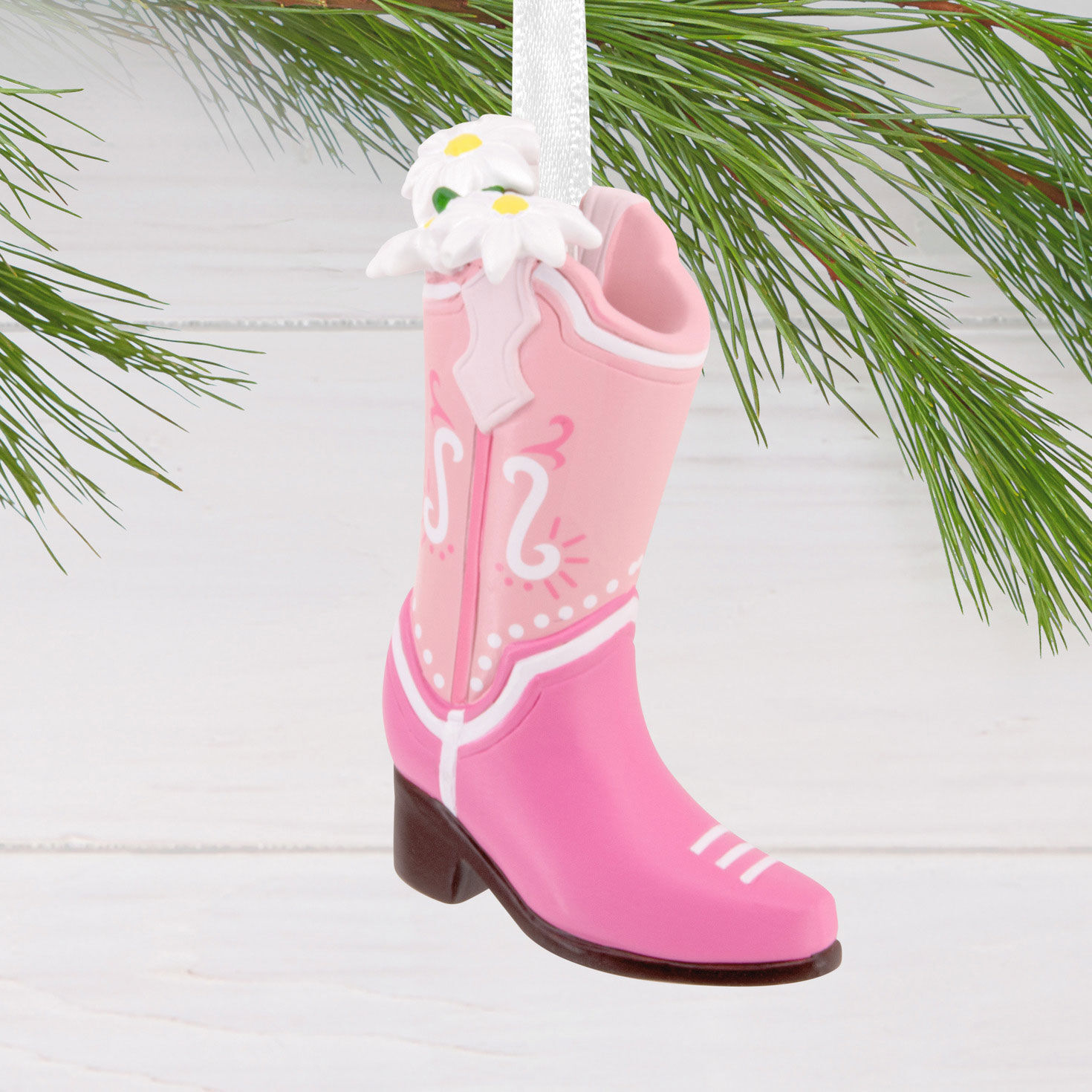 Pink Cowboy Boot Hallmark Ornament - Hallmark Ornaments | Hallmark