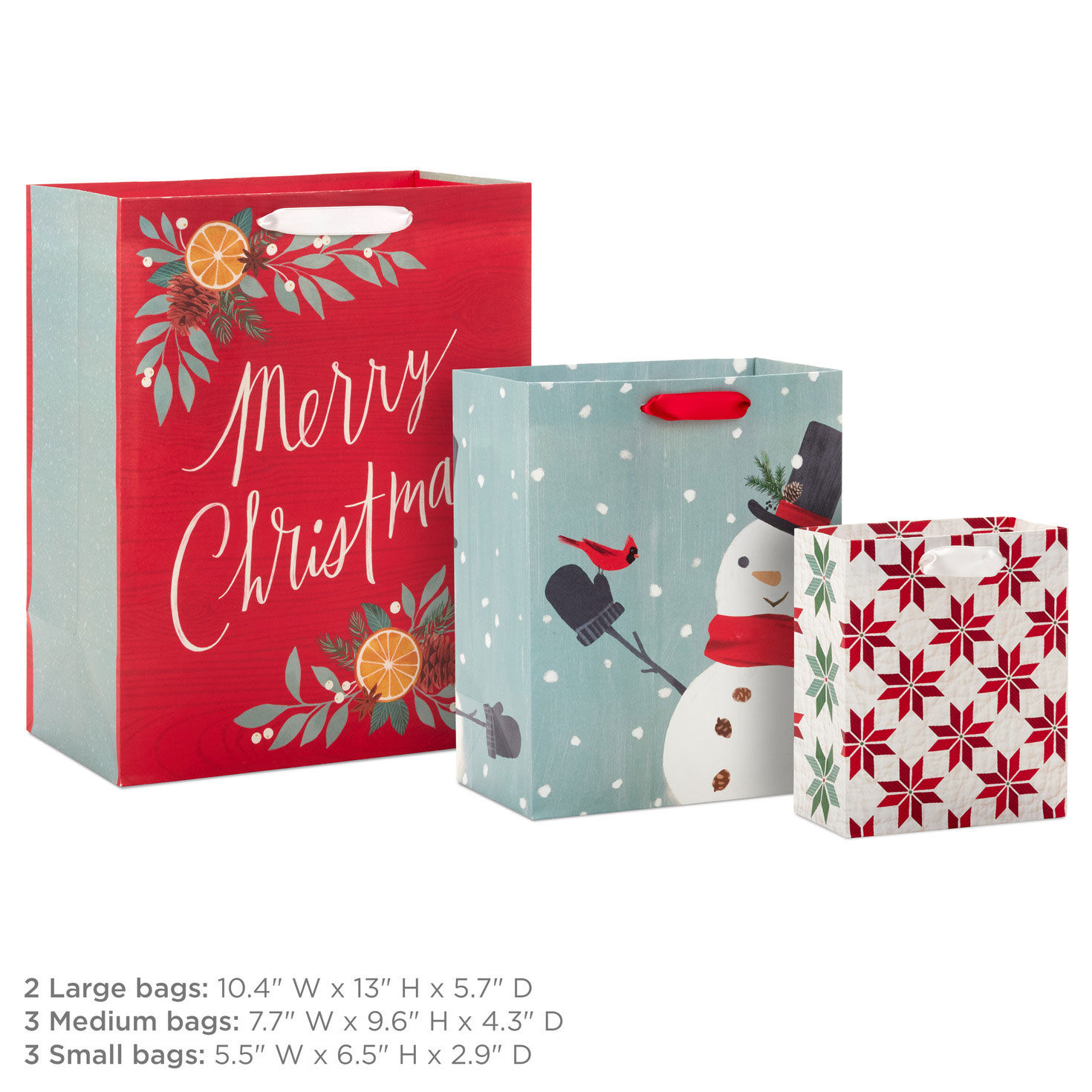 Homey Christmas 8-Pack Assorted Gift Bag Bundle - Gift Bags | Hallmark