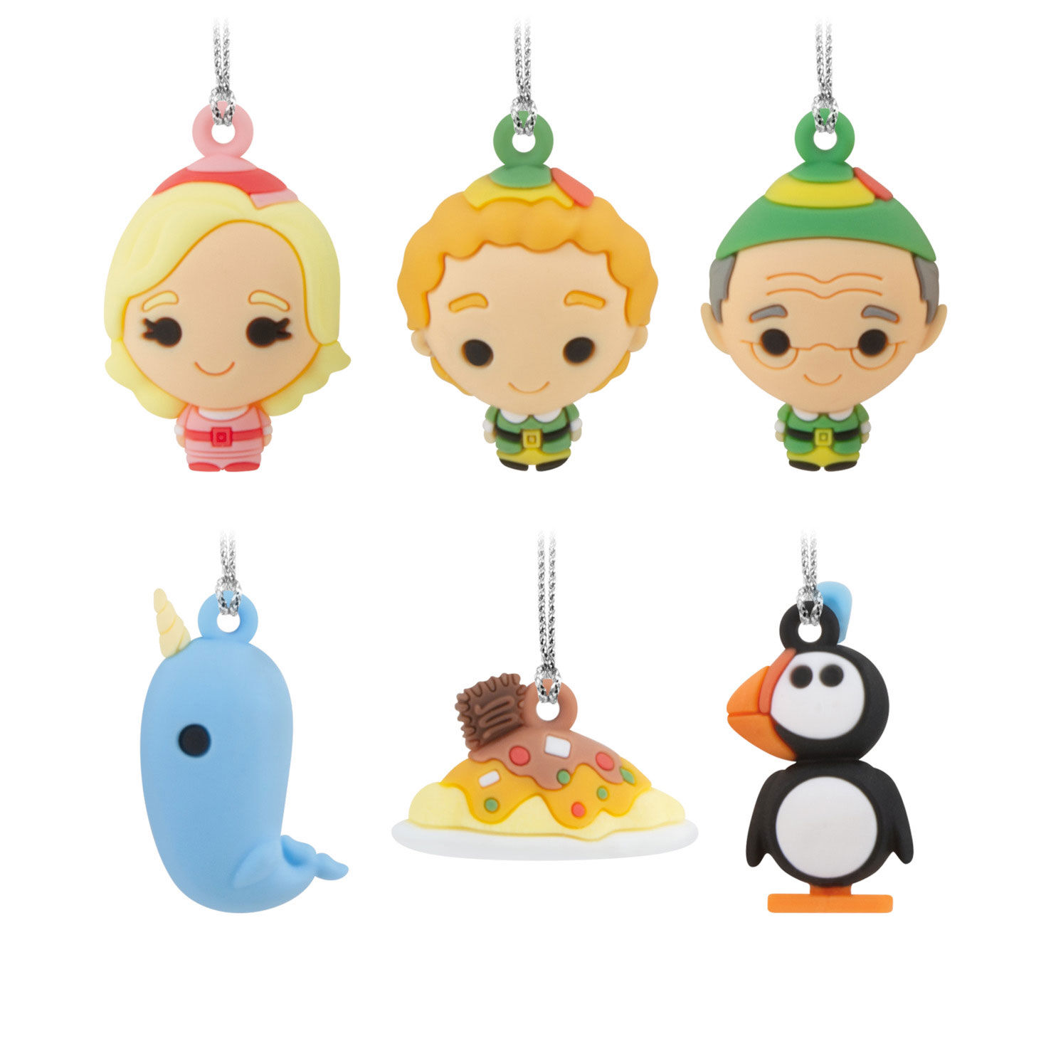 Mini Elf Shatterproof Hallmark Ornaments, Set of 6 - Hallmark Ornaments ...