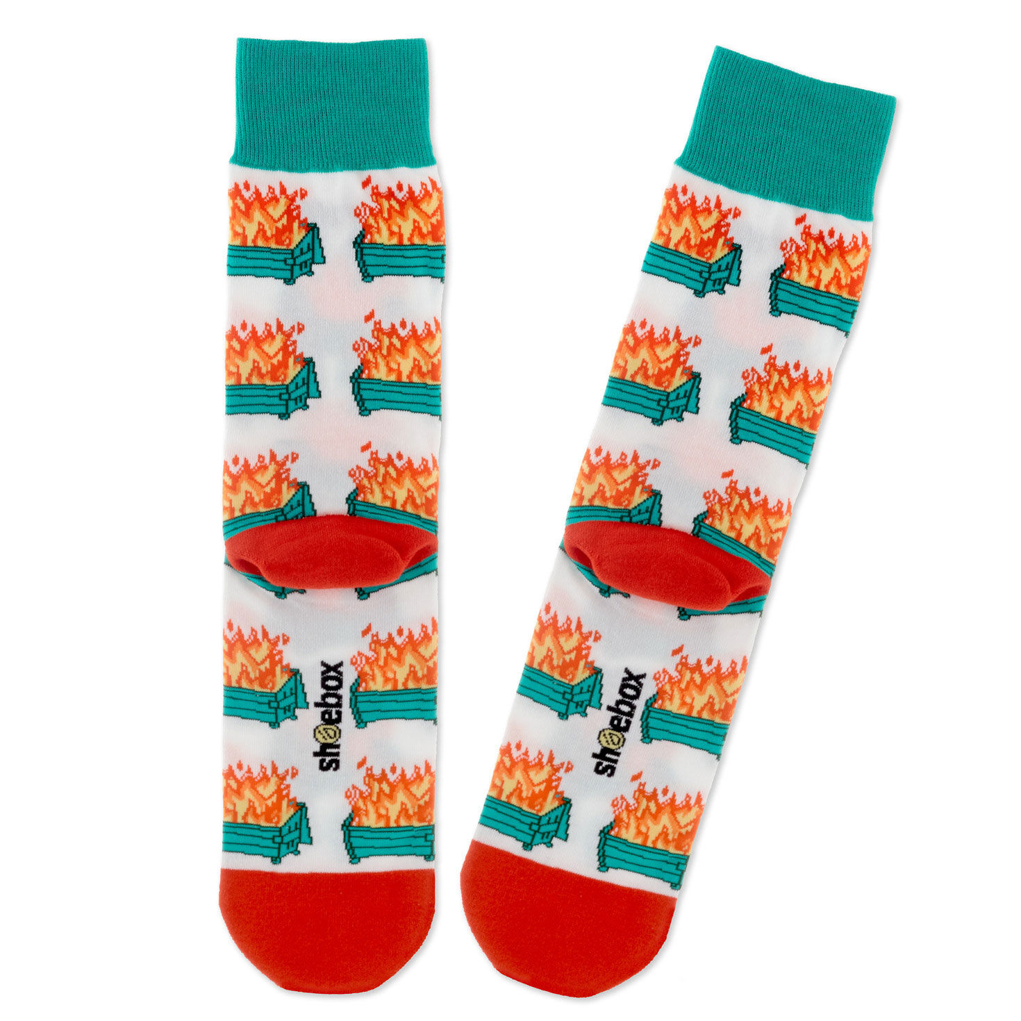 Dumpster Fire Novelty Crew Socks - Socks & Slippers | Hallmark