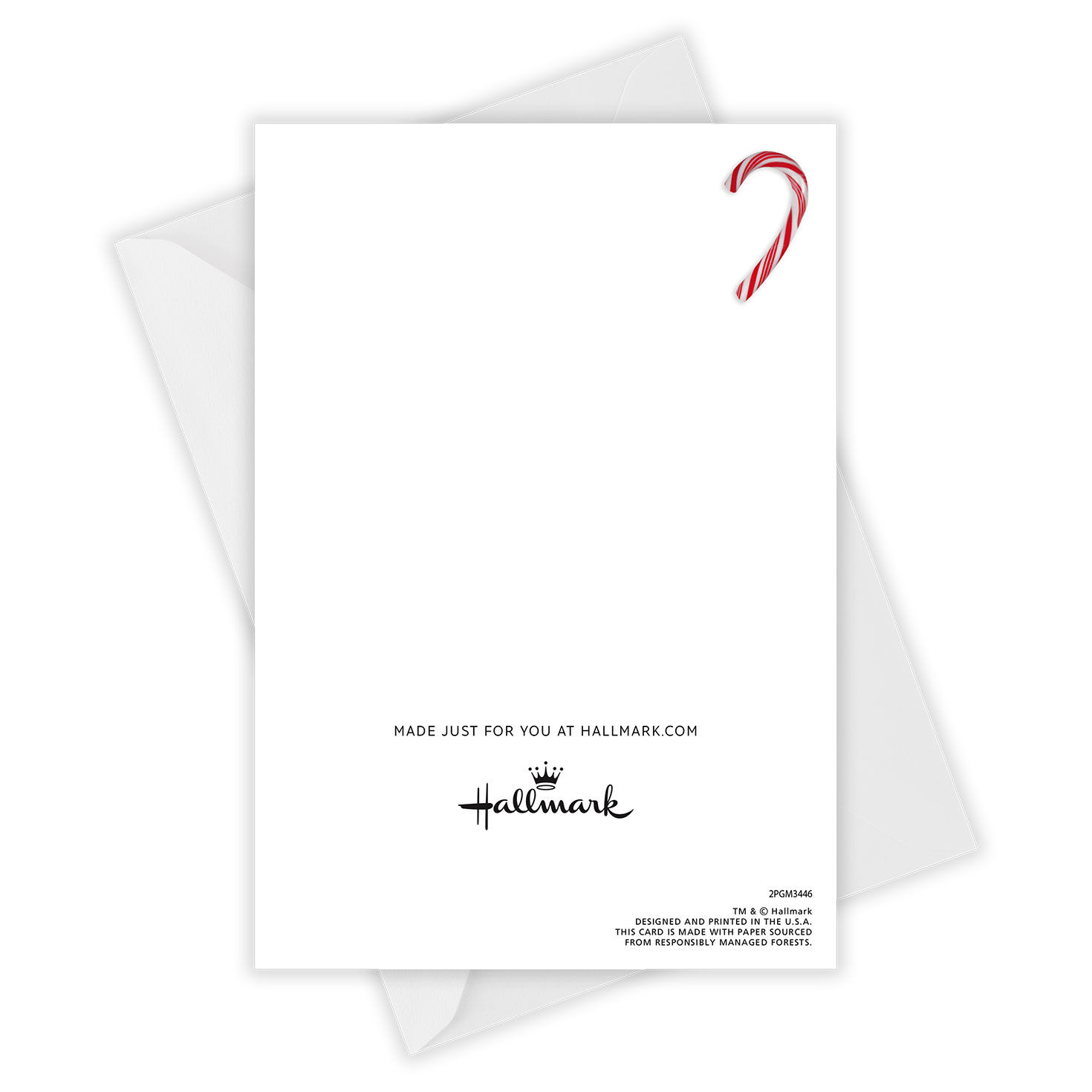 Candy Cane Heart Custom Holiday Card - Greeting Cards | Hallmark