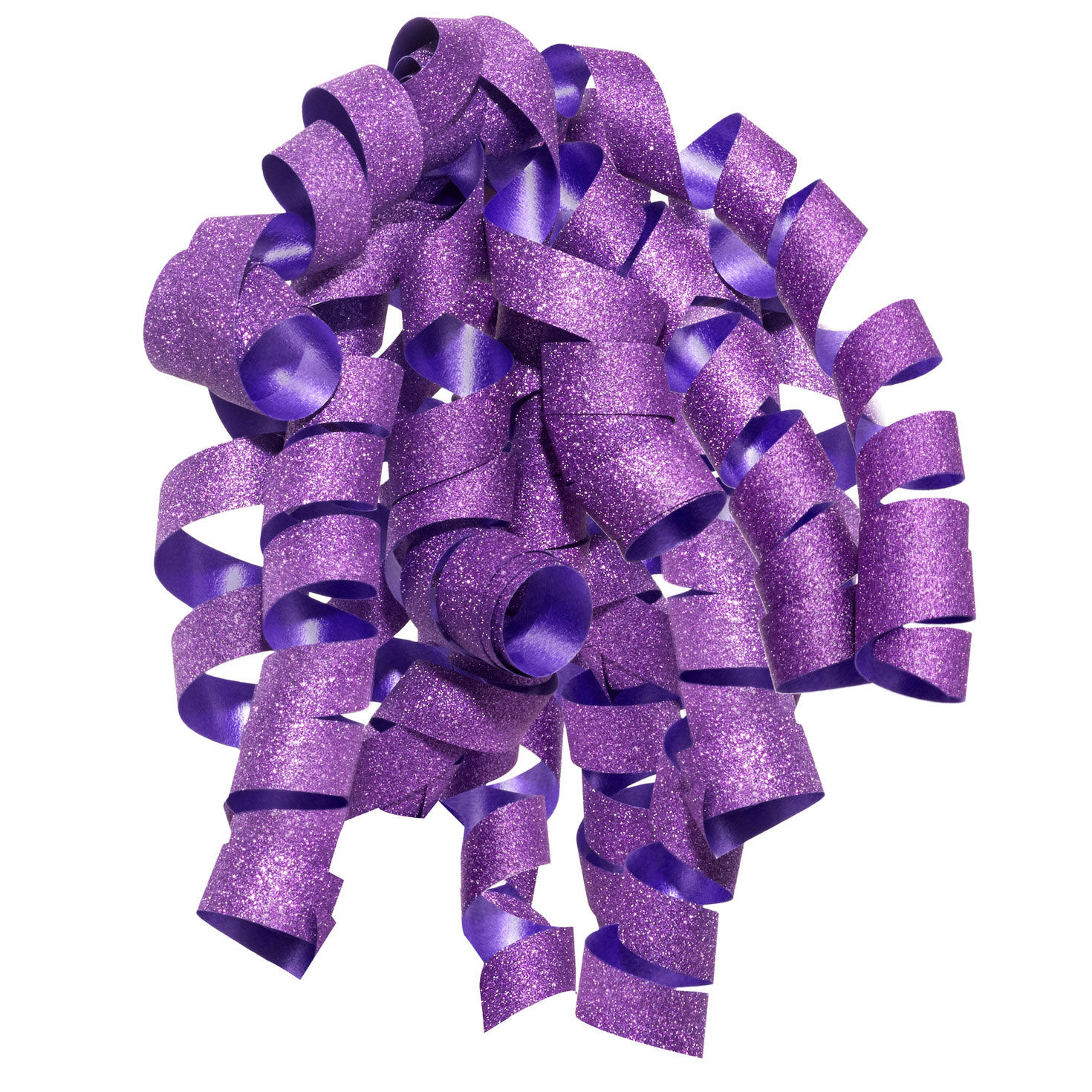 6.5" Sparkling Purple Curly Ribbon Gift Bow - Bows & Ribbons | Hallmark