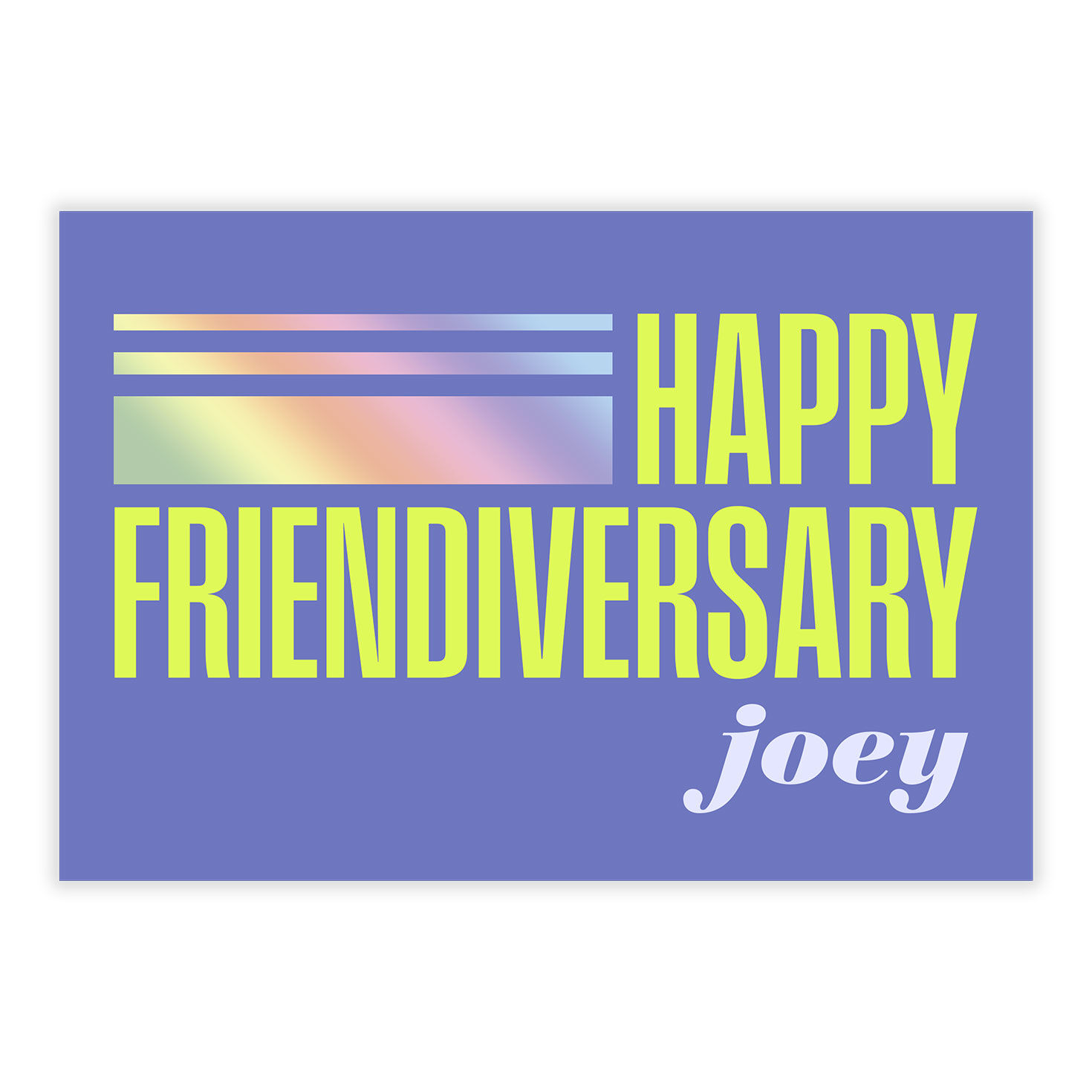 Happy Friendiversary Friendship eCard - eCards | Hallmark