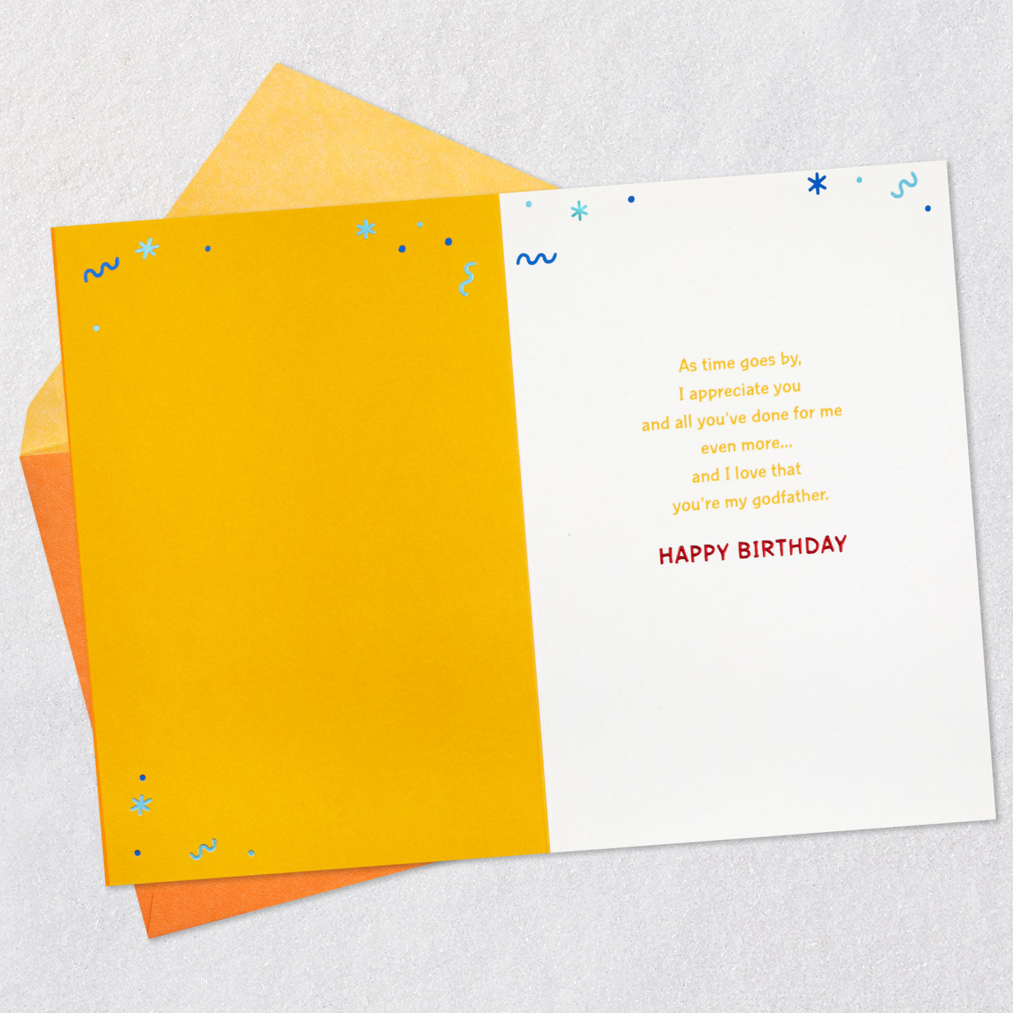 Love and Gratitude Birthday Card for Godfather - Greeting Cards | Hallmark