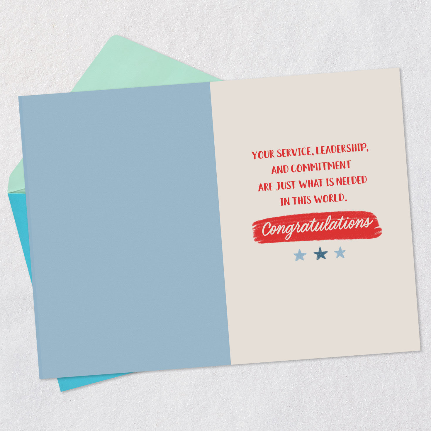 Stand Proud Military Congratulations Card - Greeting Cards | Hallmark