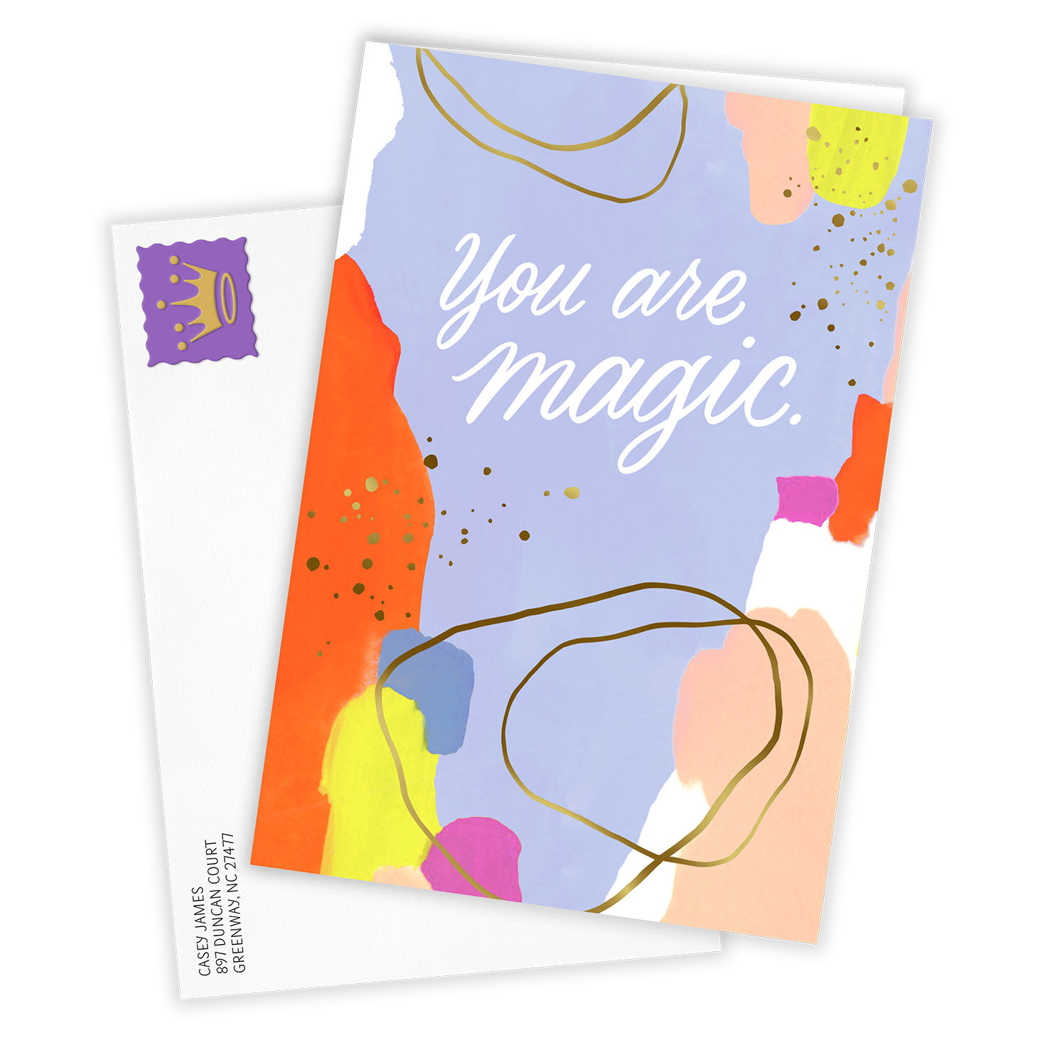 You Are Magic Abstract Art Custom Card - Greeting Cards | Hallmark
