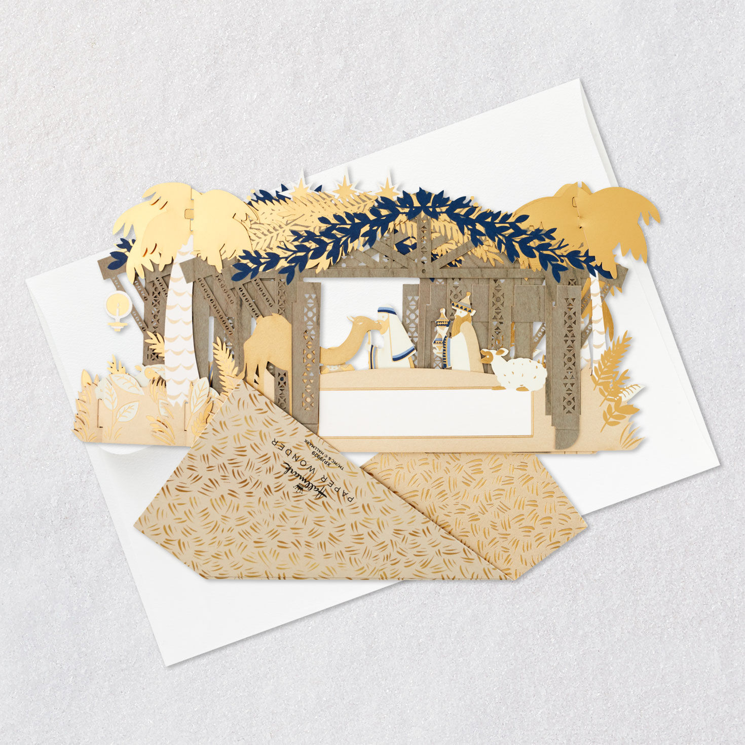 Jumbo Nativity Scene 3D Pop-Up Christmas Card - Greeting Cards | Hallmark