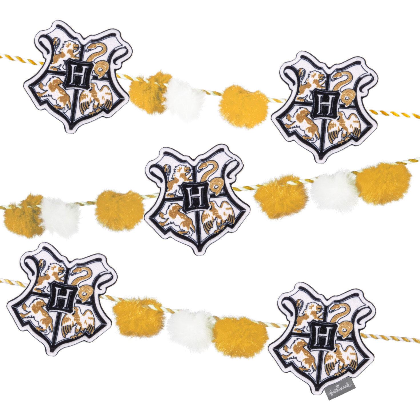 Harry Potter™ Hogwarts™ Crest Fabric Hallmark Garland, 72" - Hallmark ...