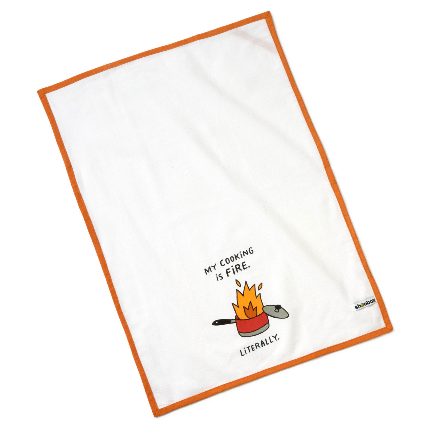 My Cooking Is Fire Funny Tea Towel, 18x26 - Kitchen Linens | Hallmark