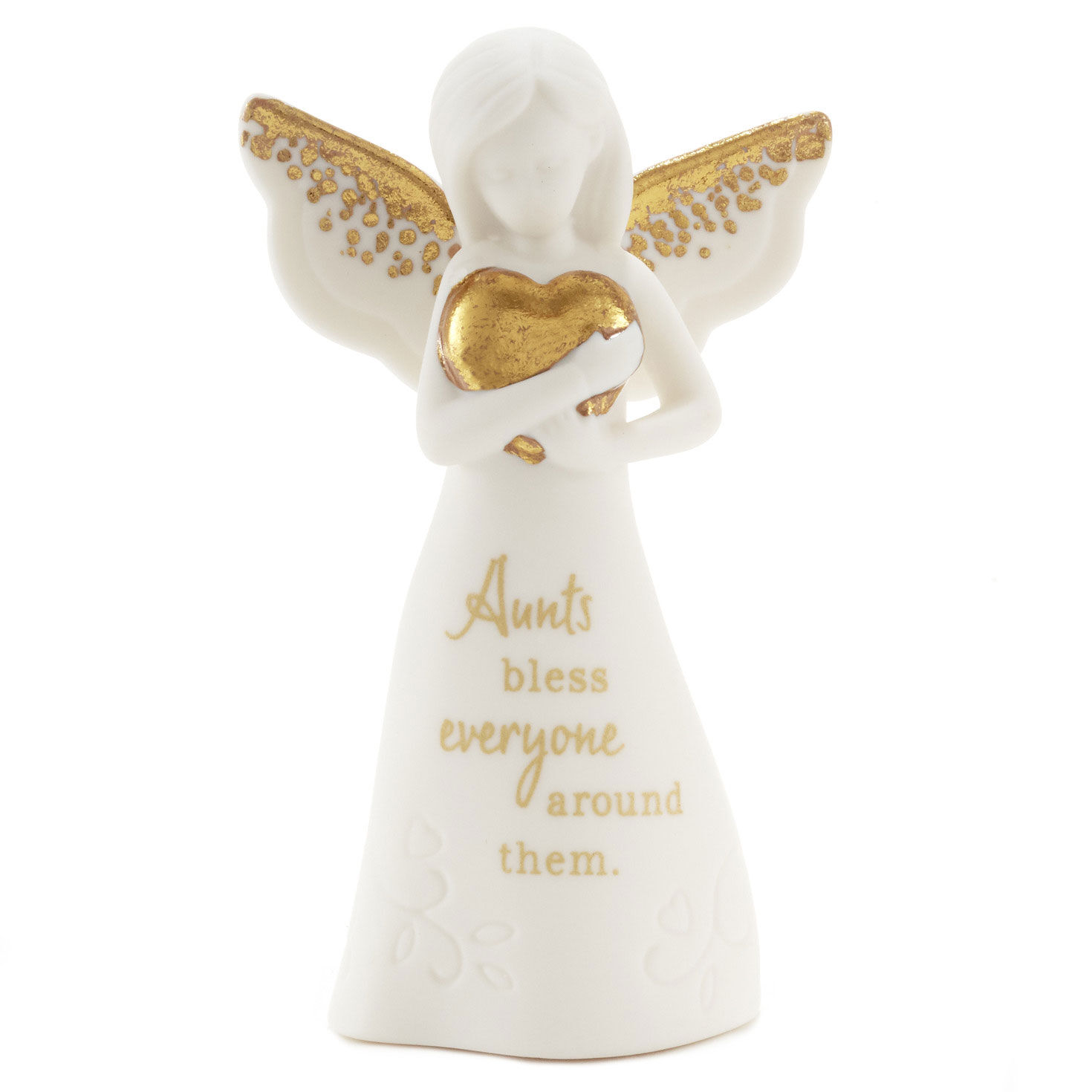 An Aunt's Blessings Mini Angel Figurine, 3.8" - Figurines | Hallmark