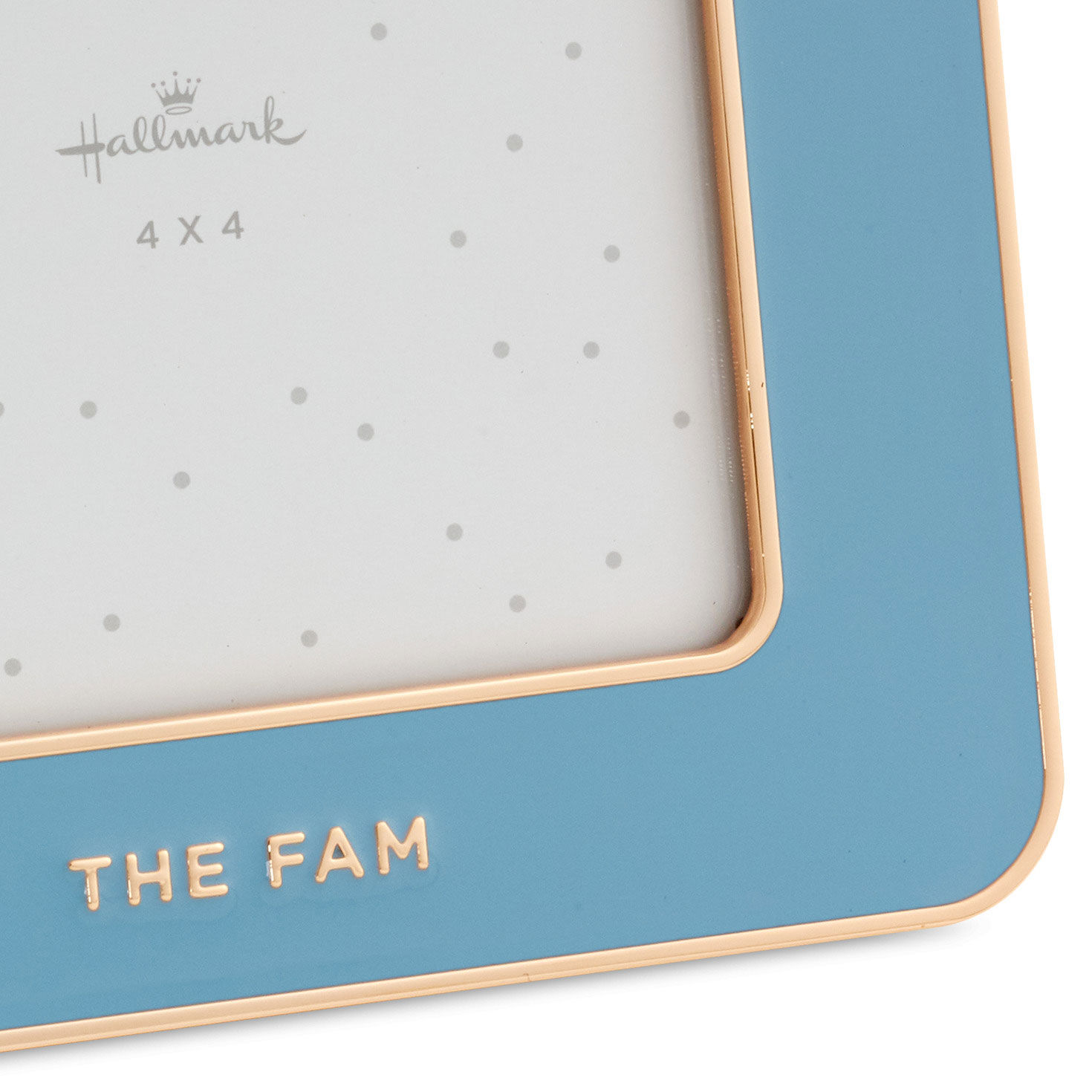 The Fam Blue Enamel Picture Frame, 4x4 - Picture Frames | Hallmark