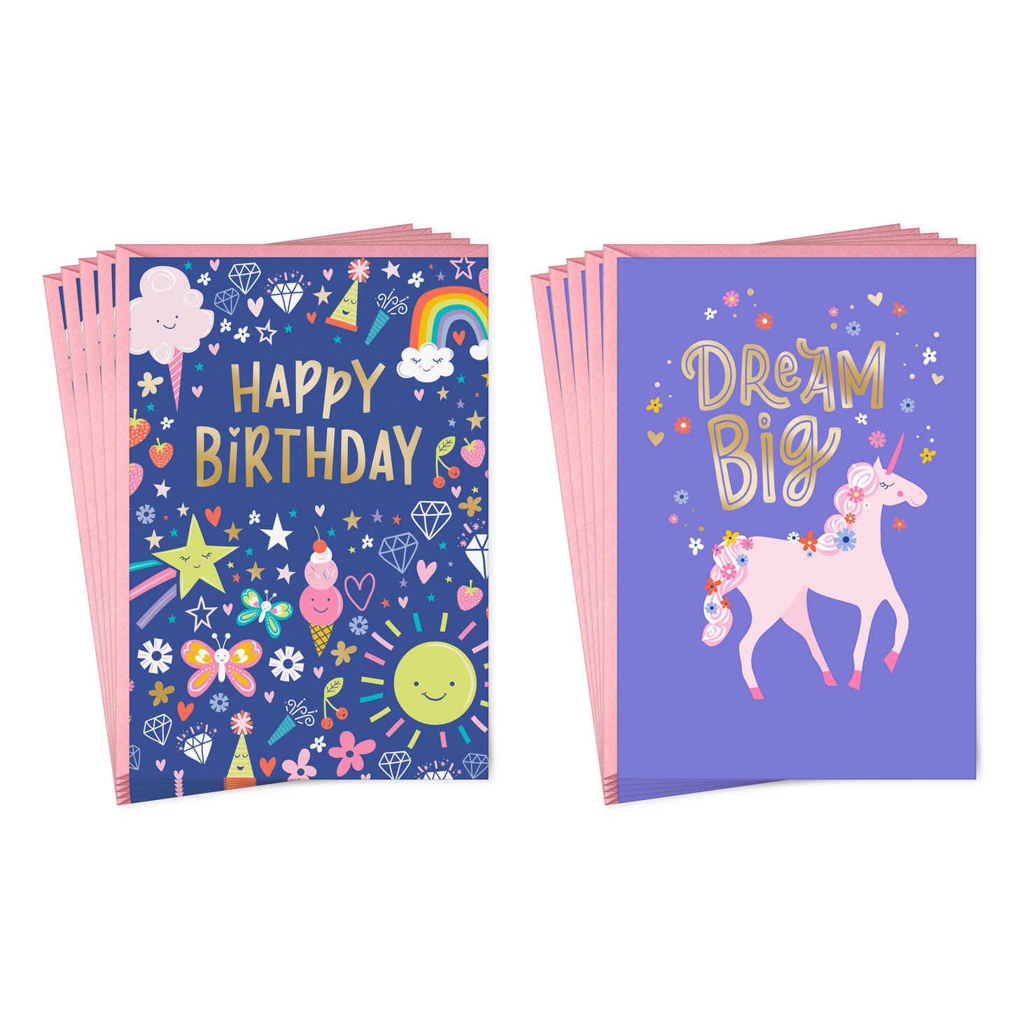 Sweet and Whimsical Birthday Cards, Pack of 10 - Boxed Cards | Hallmark