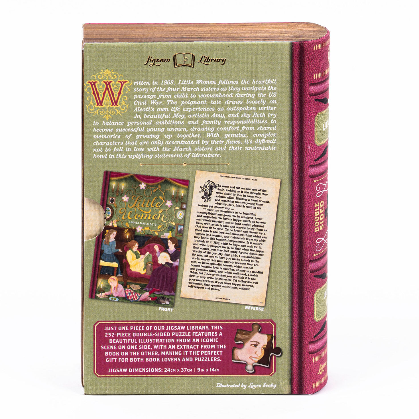 Professor Puzzle Little Women Double-Sided 252-Piece Jigsaw Puzzle ...