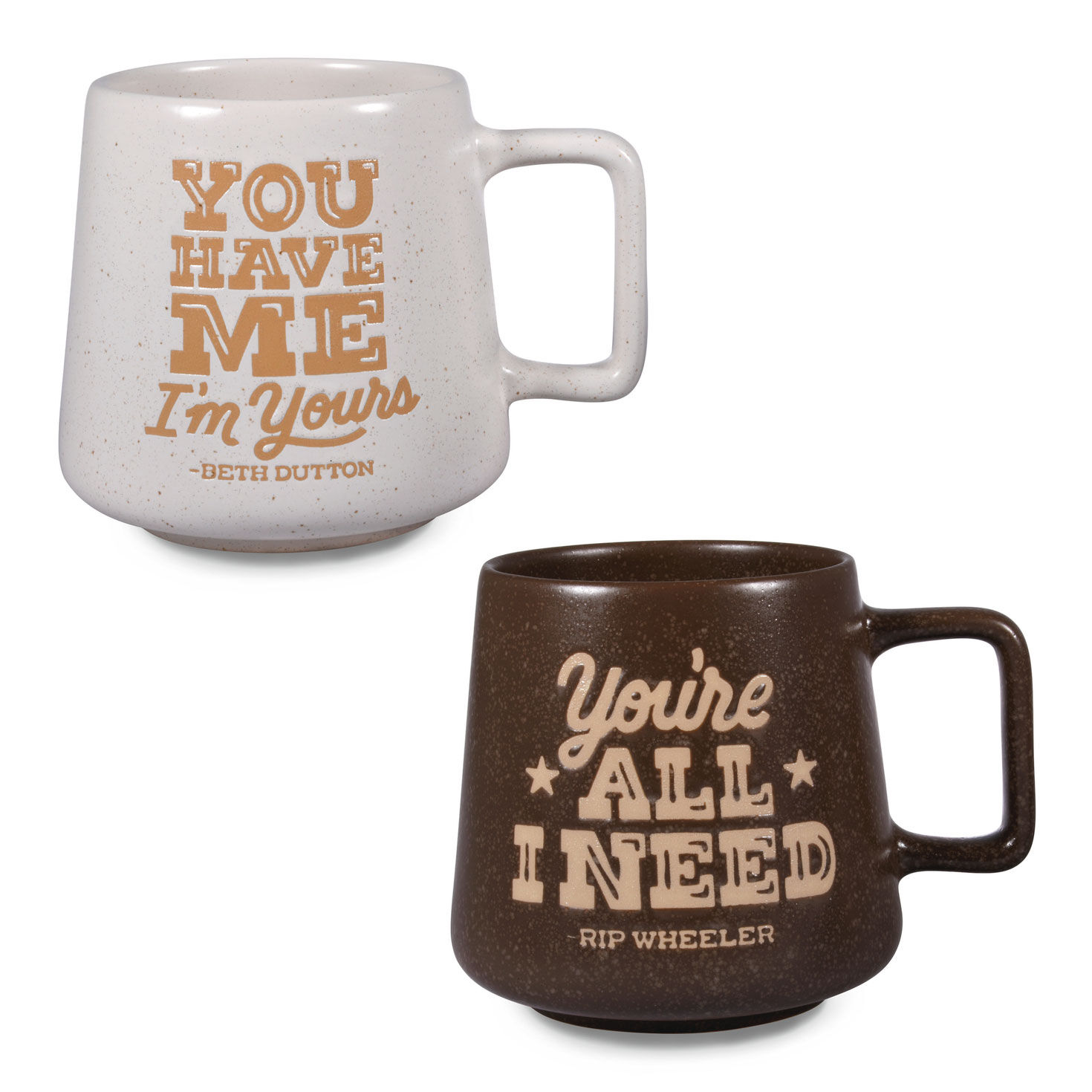Yellowstone Beth Dutton and Rip Wheeler Mugs, Set of 2 - Mugs | Hallmark
