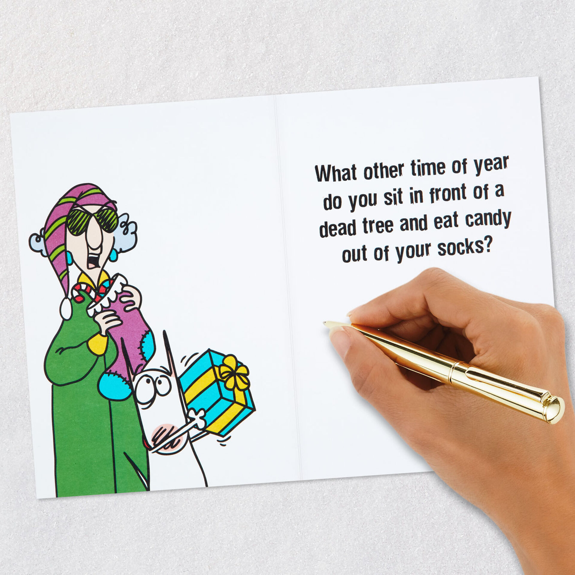 Maxine™ Christmas Is Weird Funny Christmas Card Greeting Cards Hallmark