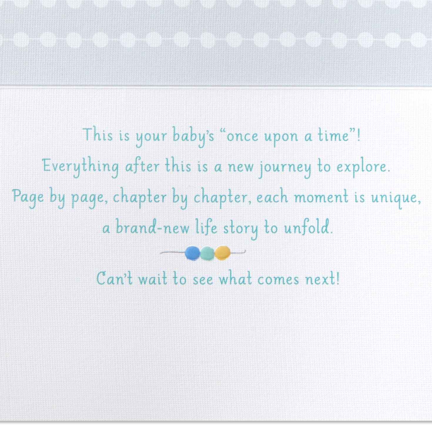 A New Story Begins New Baby Card - Greeting Cards | Hallmark