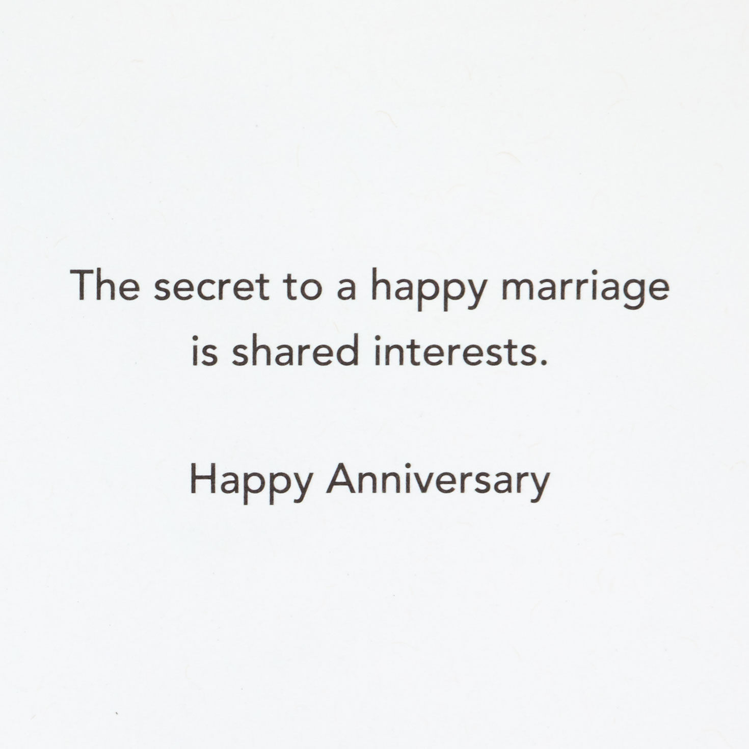Shared Interests Funny Anniversary Card - Greeting Cards | Hallmark