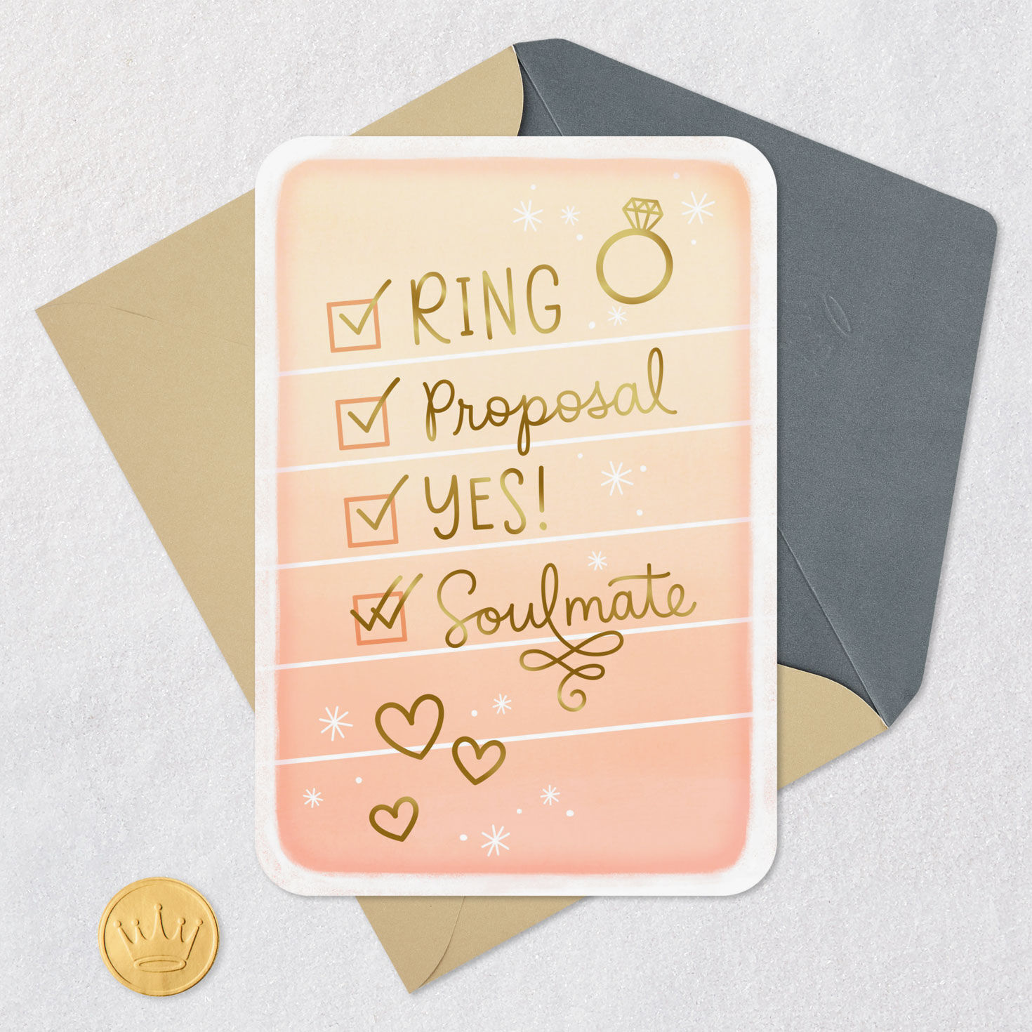 Wedding Checklist Engagement Card - Greeting Cards | Hallmark