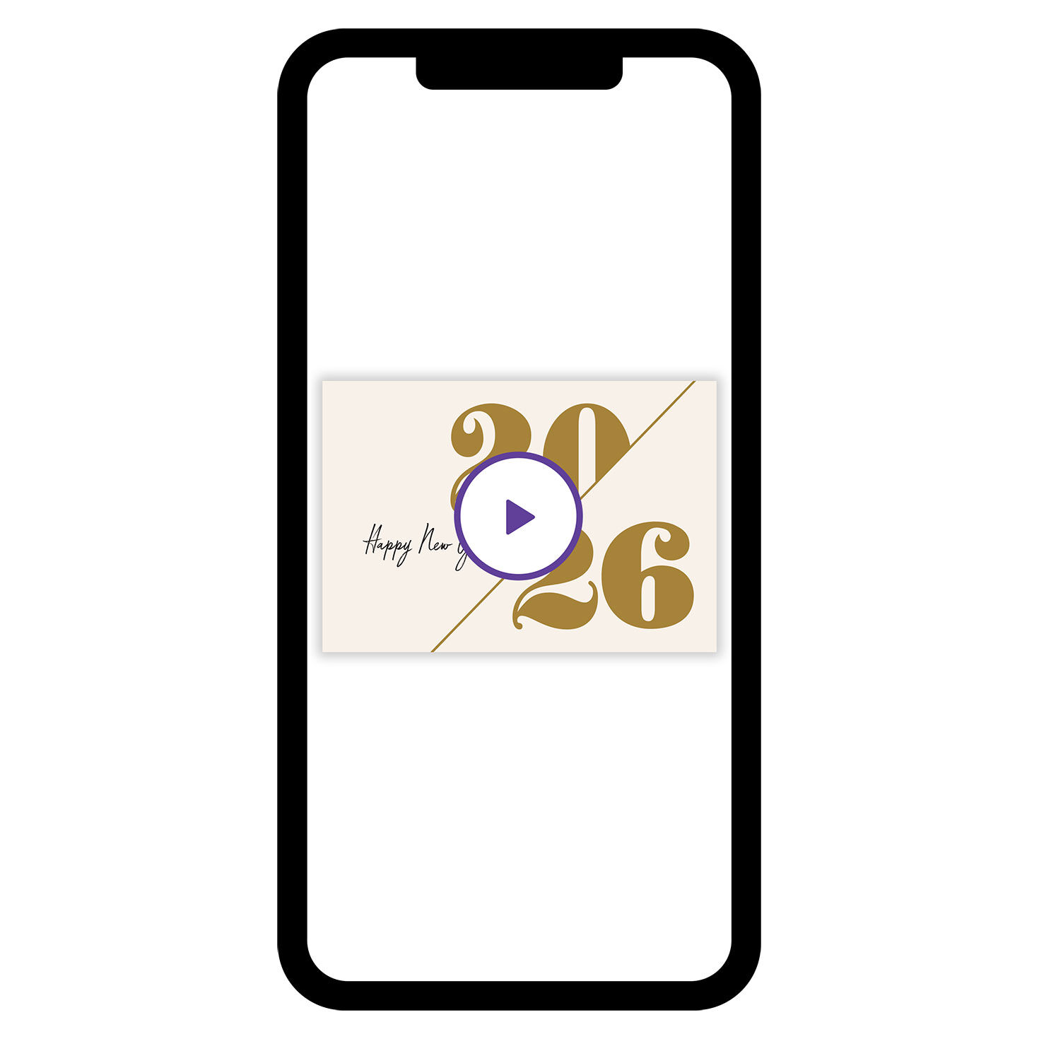 Gold 2026 New Year eCard - eCards | Hallmark