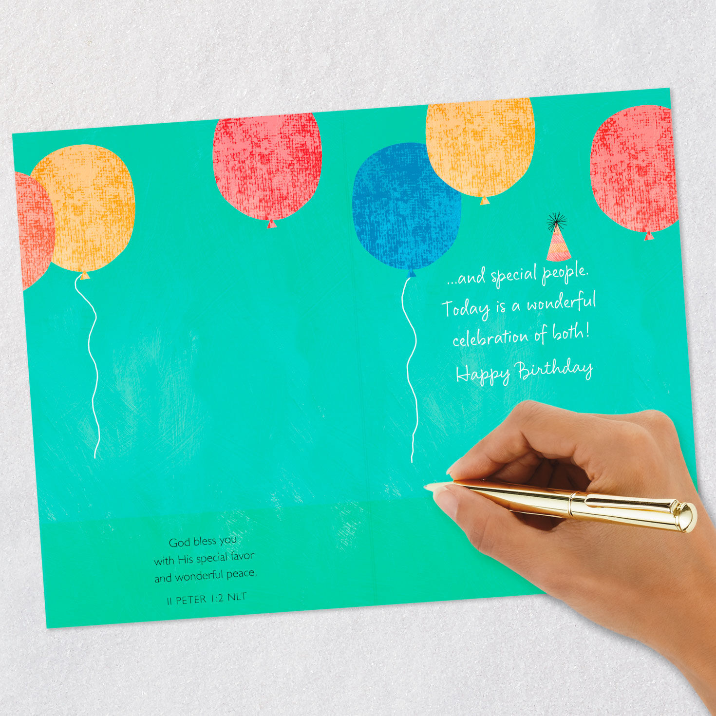 God Gives Us Special People Like You Religious Birthday Card - Greeting ...