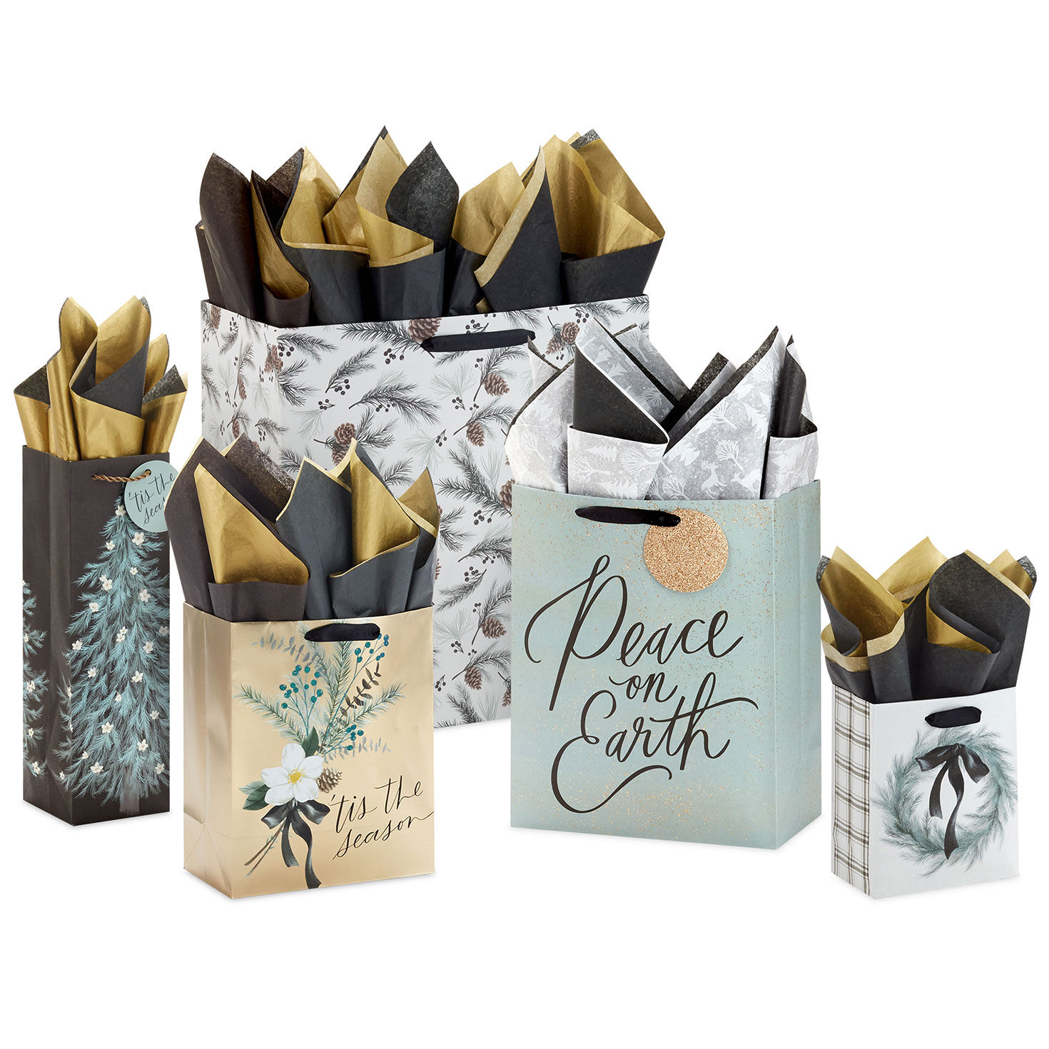 Shades of Winter Holiday Gift Wrap Collection - Wrapping Paper | Hallmark