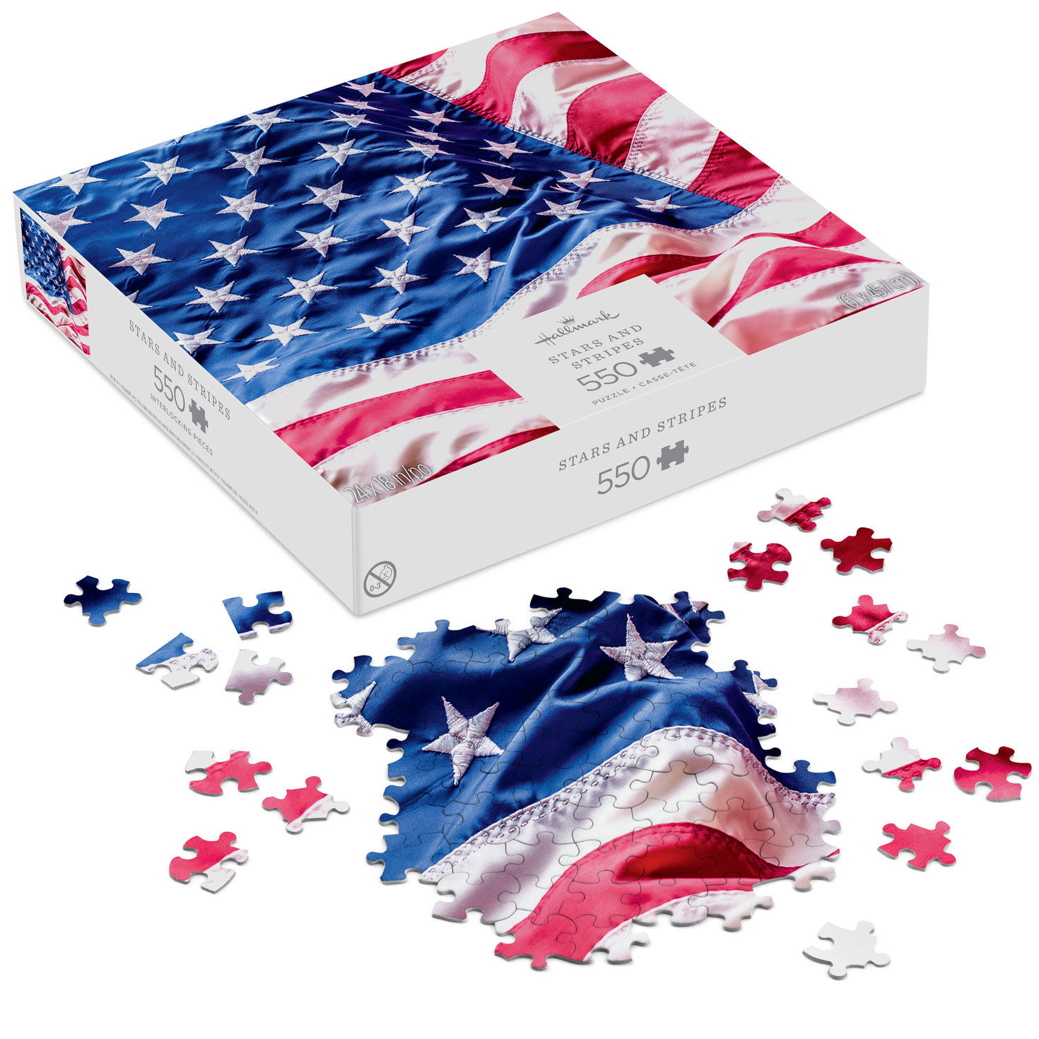 Stars and Stripes 550-Piece Jigsaw Puzzle - Puzzles | Hallmark
