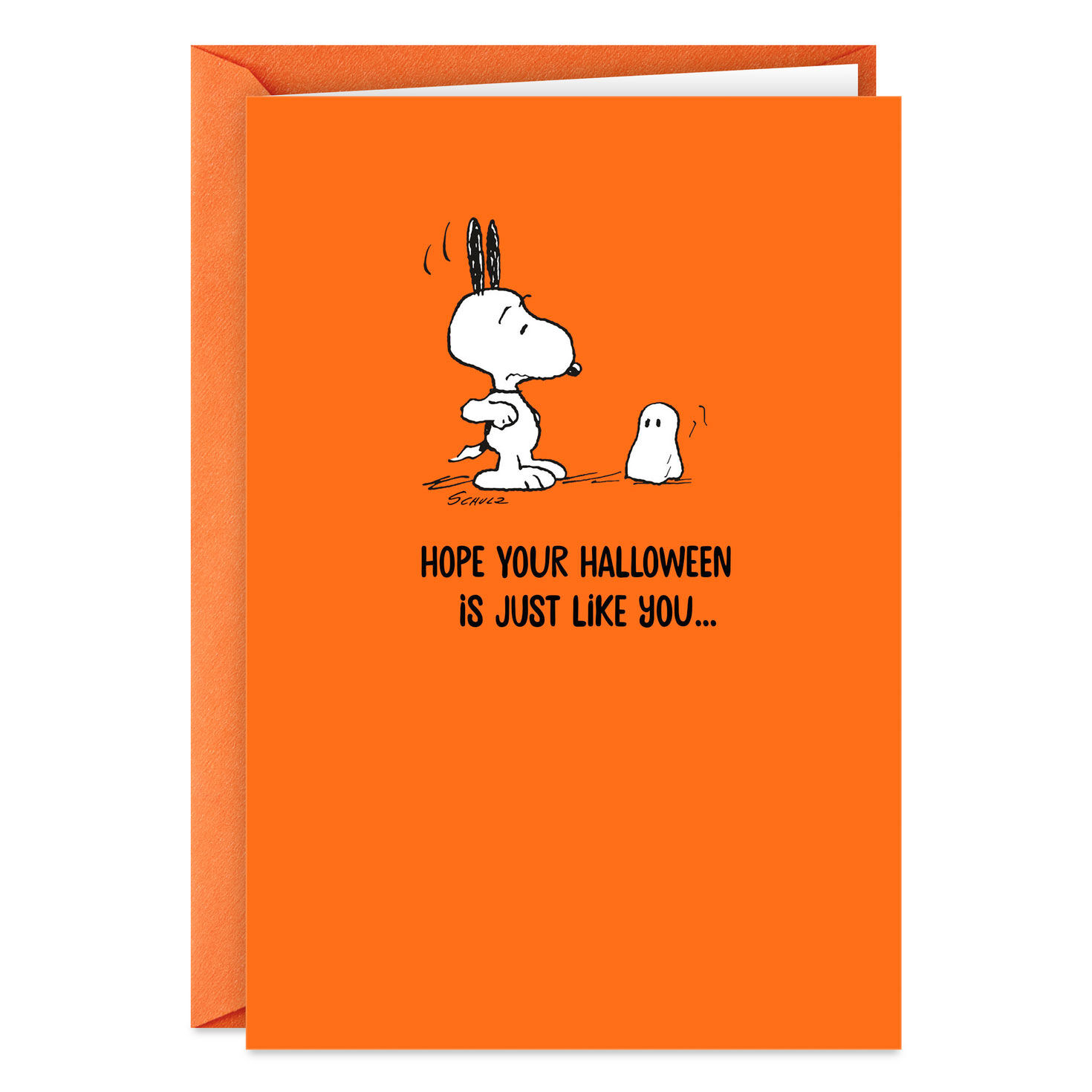 Peanuts® Snoopy and Ghost So Awesome It's Scary Halloween Card ...